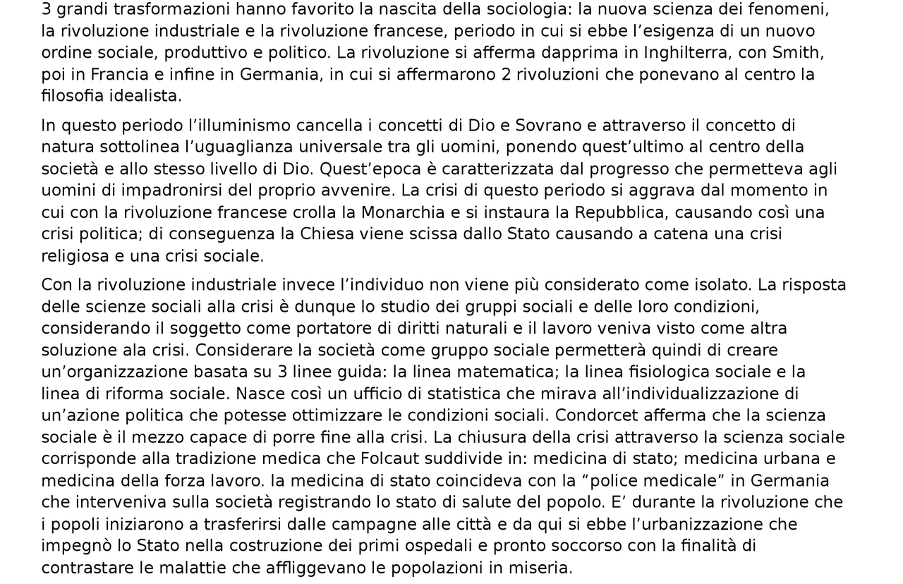 La scoperta della società | Sintesi del corso di Sociologia Delle ...