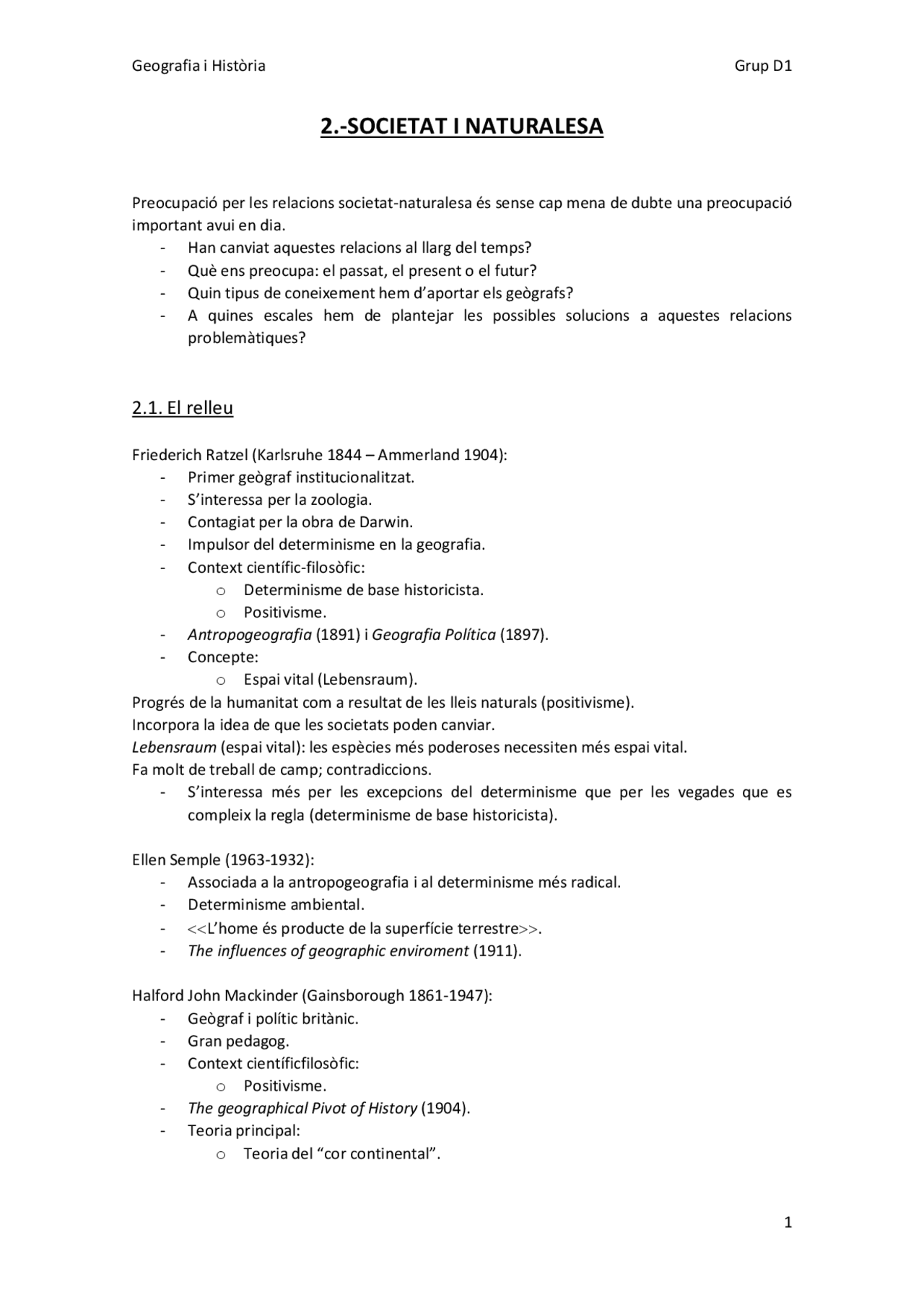 Apuntes Geografia Ub Apuntes De Geografía Docsity