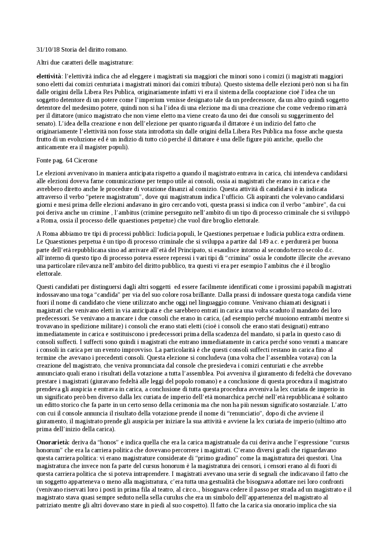 Storia Del Diritto Romano Docsity