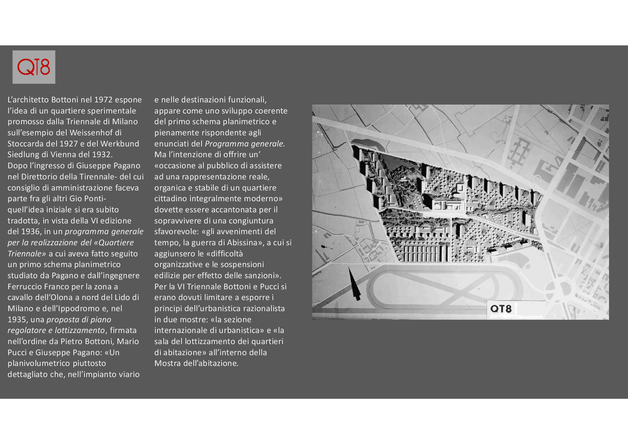 Storia dal 1945 al 1953 del quartiere QT8-milano - Docsity