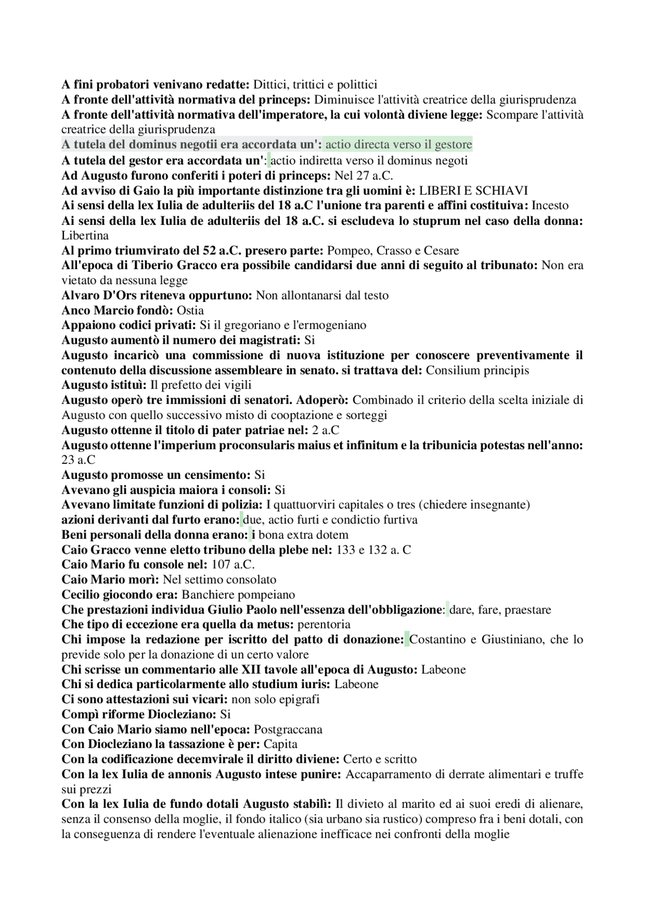 Storia Diritto Romano Docsity