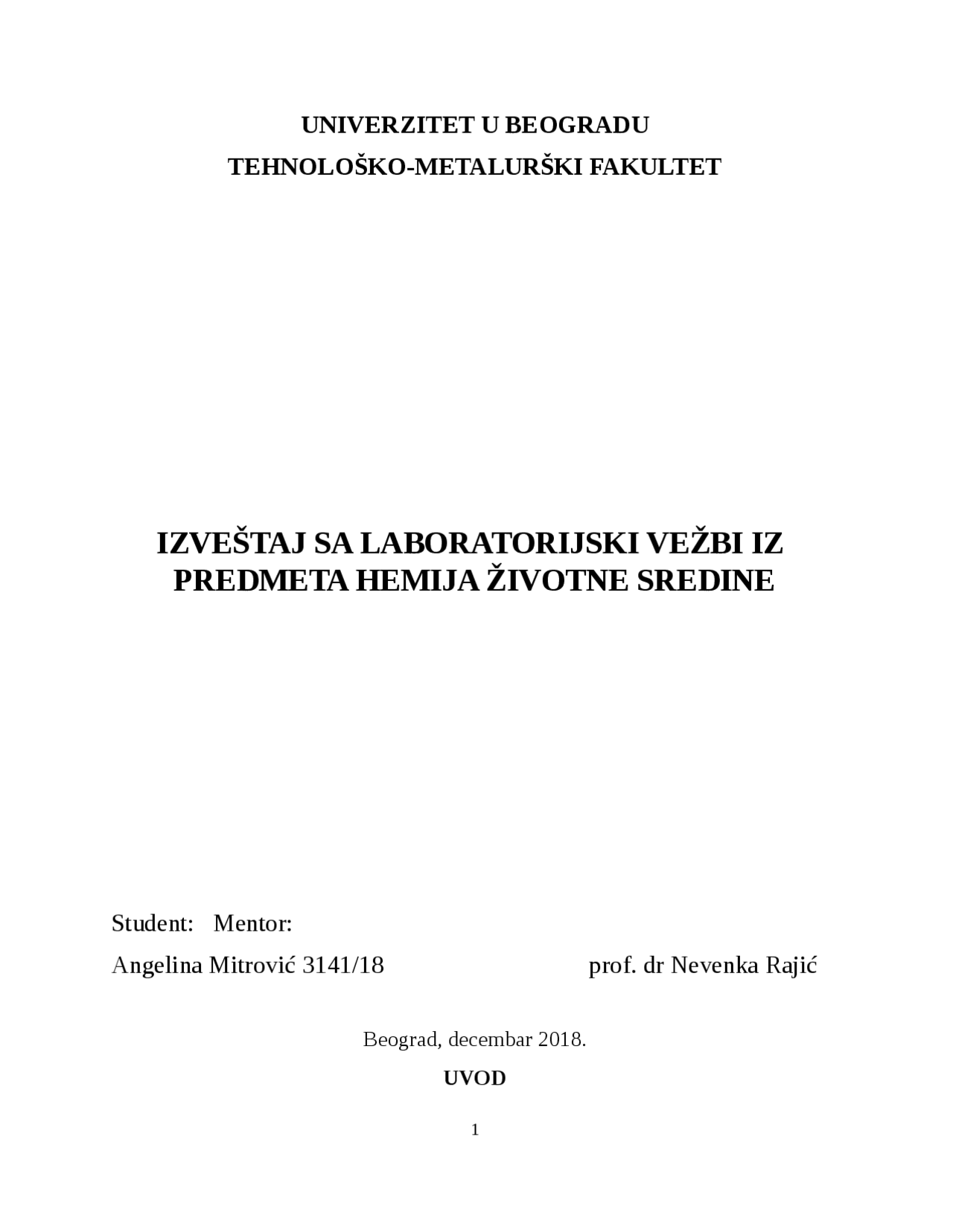 Zadaci iz elektrohemije | Vežbe' predlog Elektrohemija - Docsity