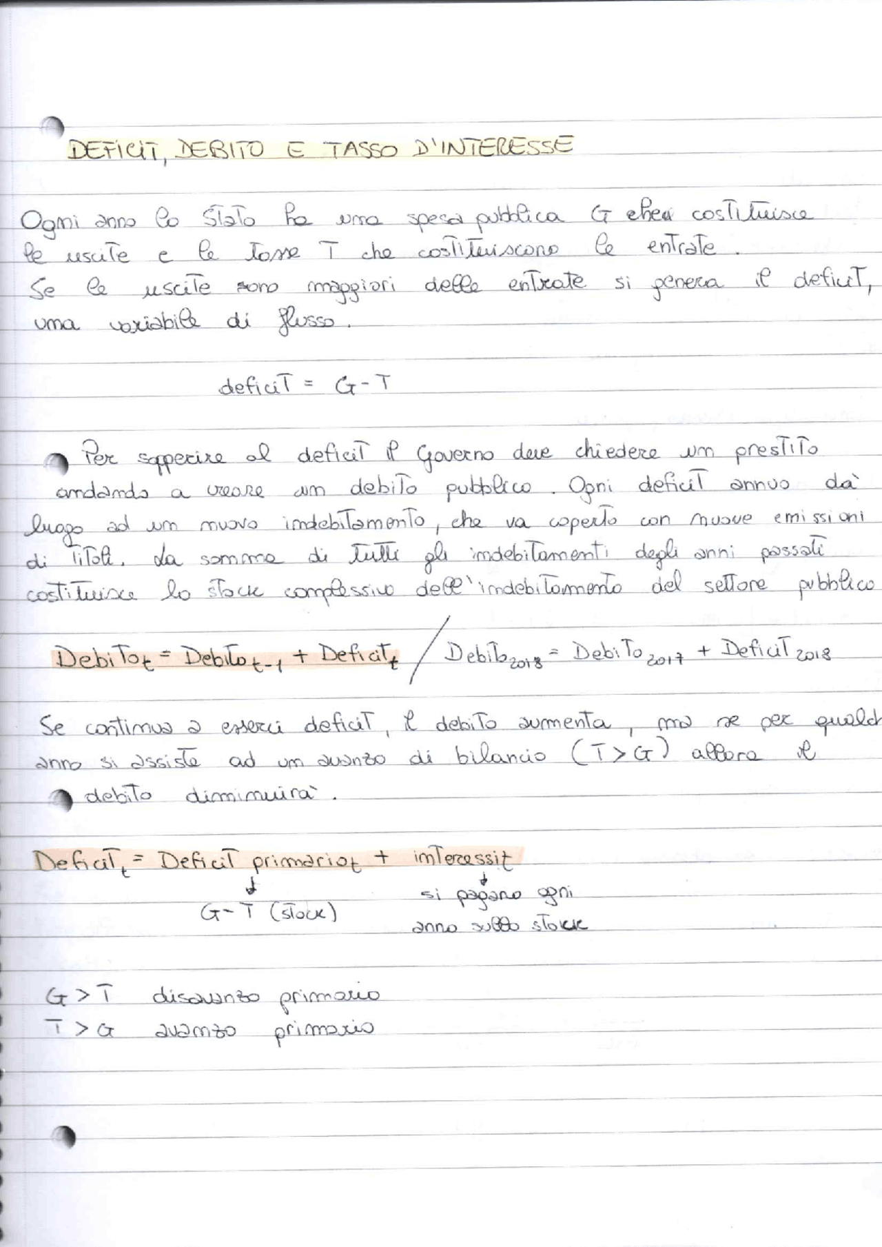 Appunti Di Macroeconomia Docsity