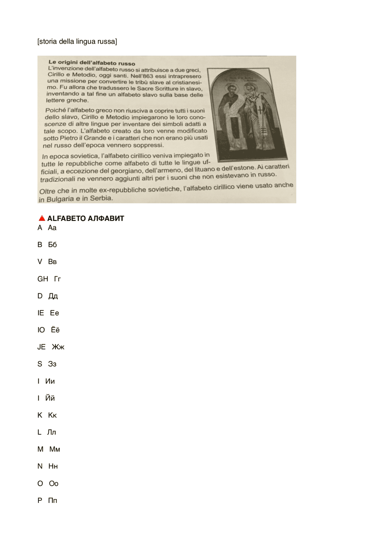 Nozioni Di Base Della Grammatica Russa Docsity