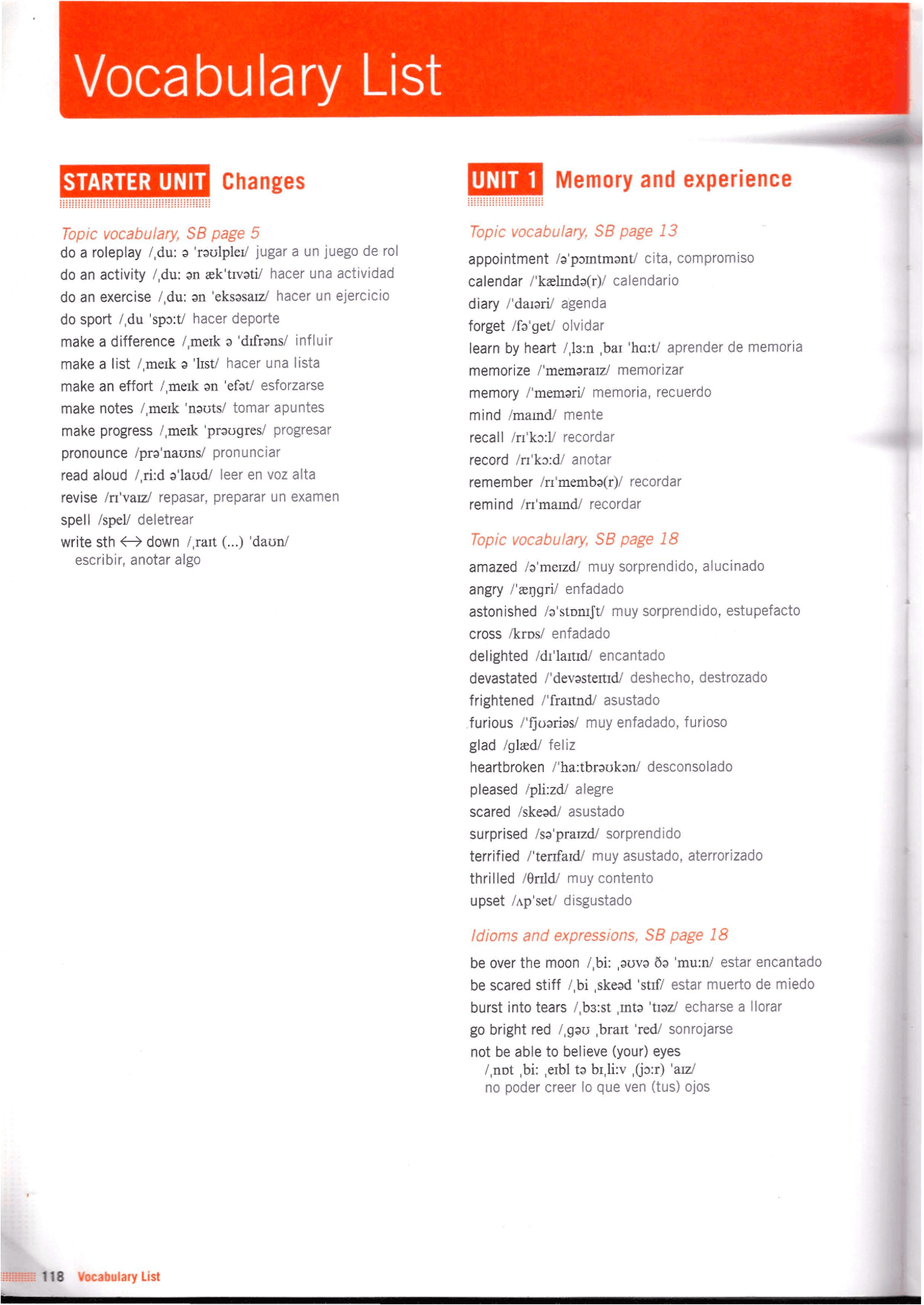 Inglés Solucionario Workbook 1 Bachiller Docsity