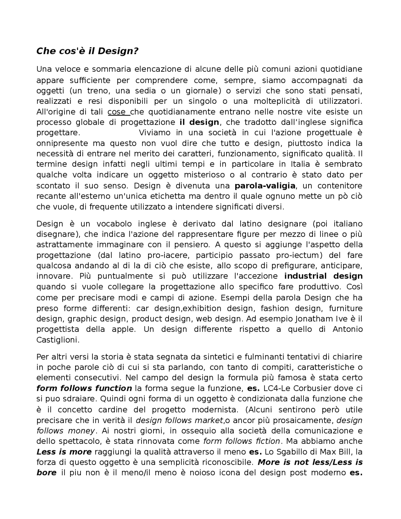 Design Alberto Bassi Docsity