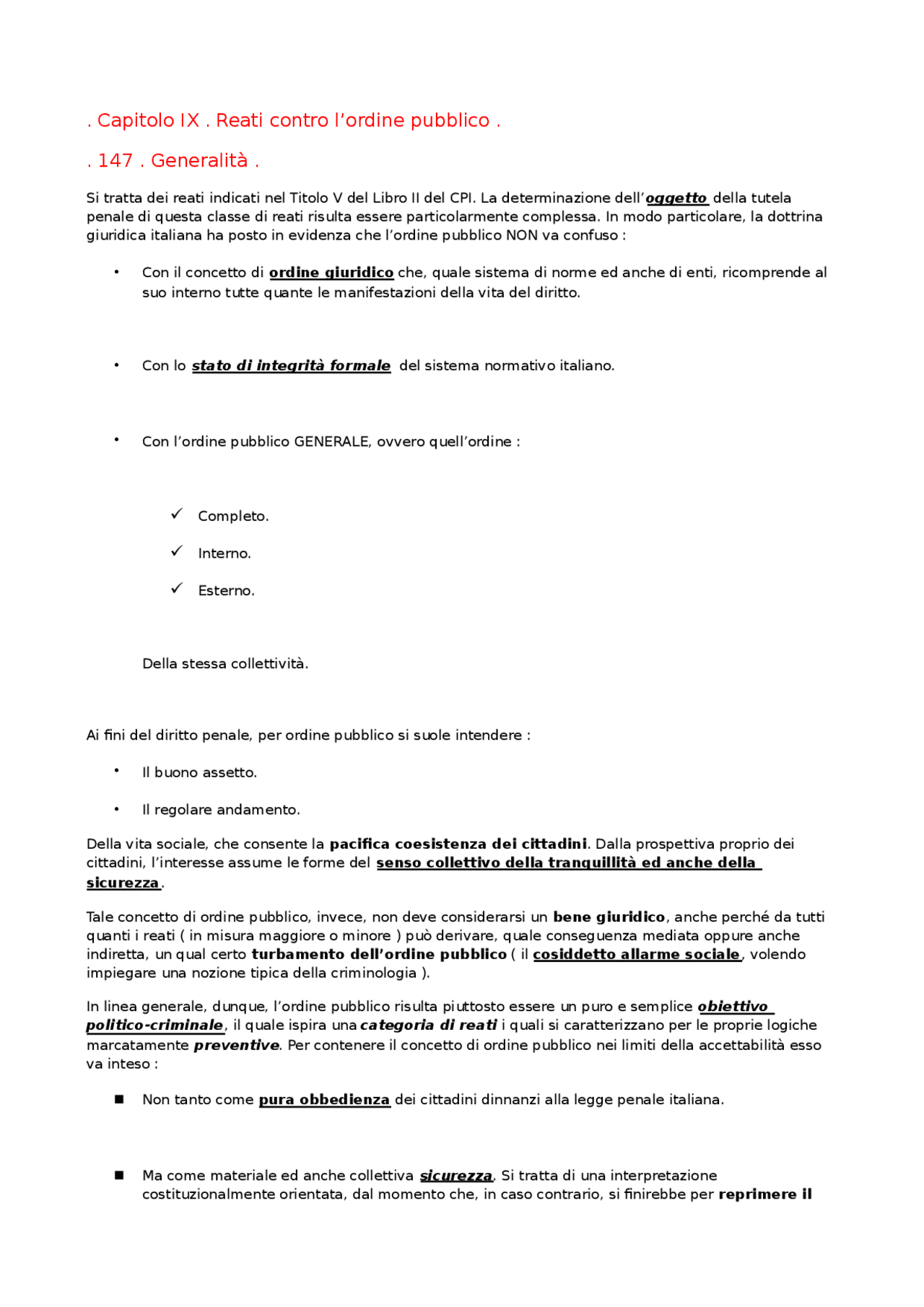 Appunti Diritto Penale 2 Docsity