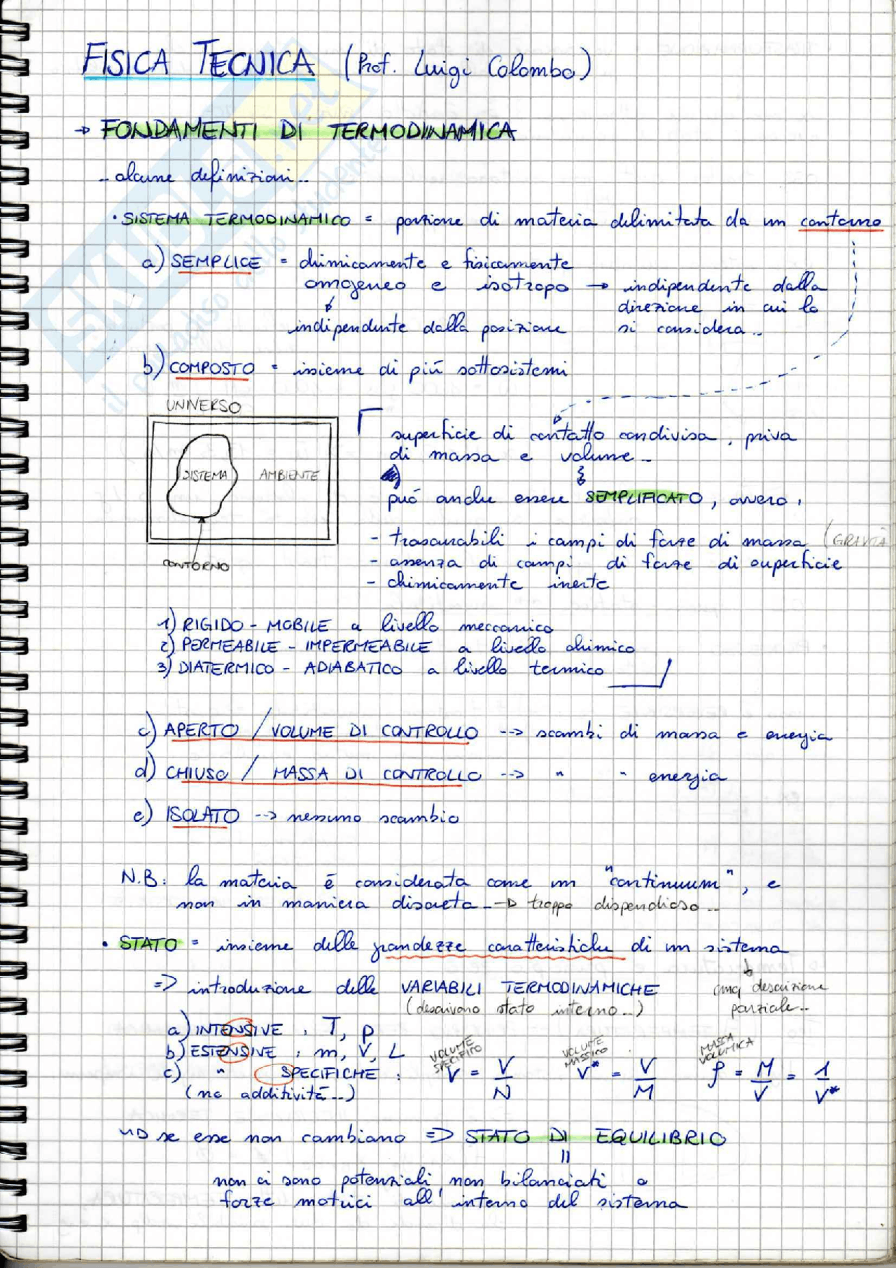 Appunti Presi In Classe Docsity