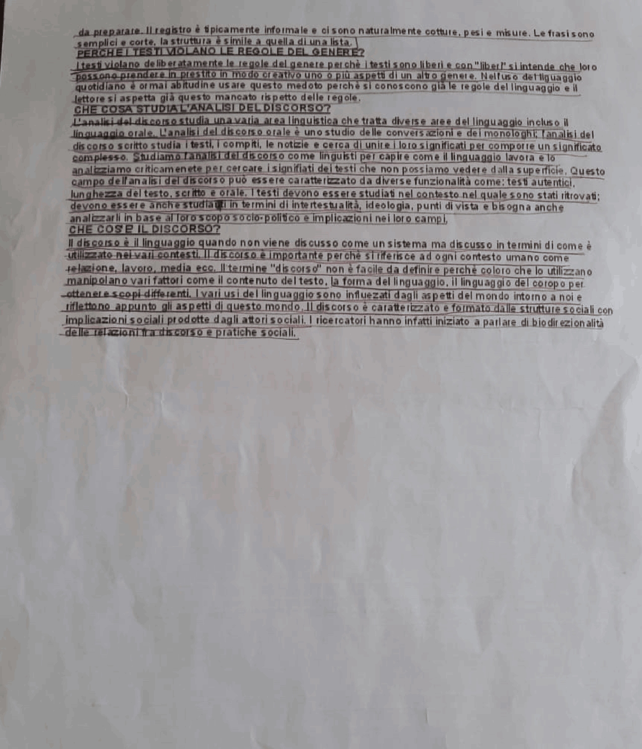 Definizione Di Testo Docsity