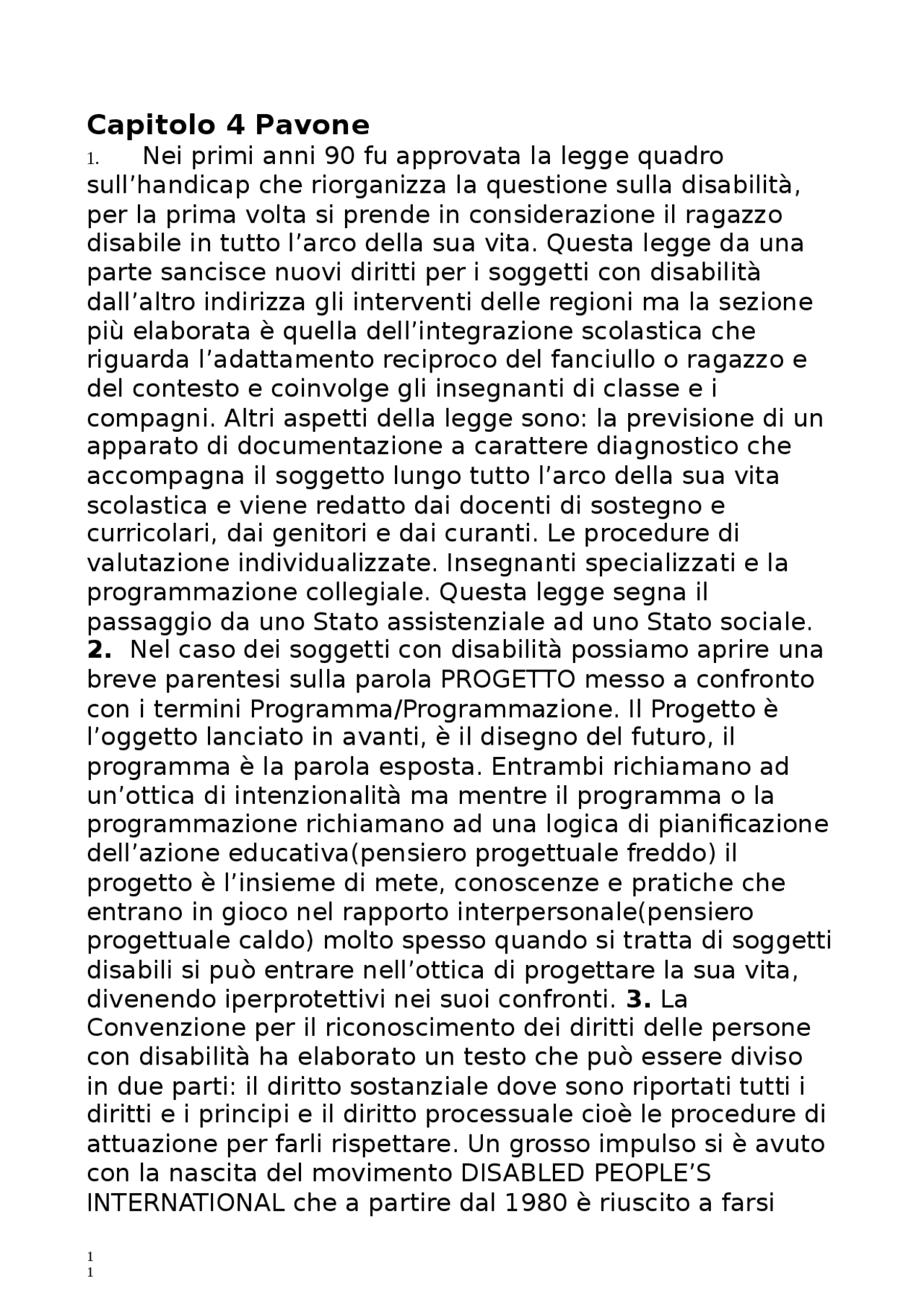 Appunti Pedagogia Speciale Docsity