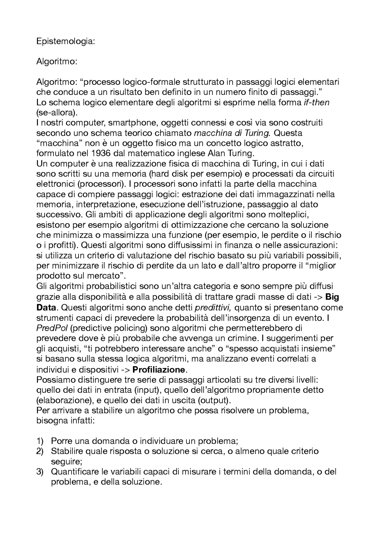Appunti Tecnologie Del Dominio Docsity