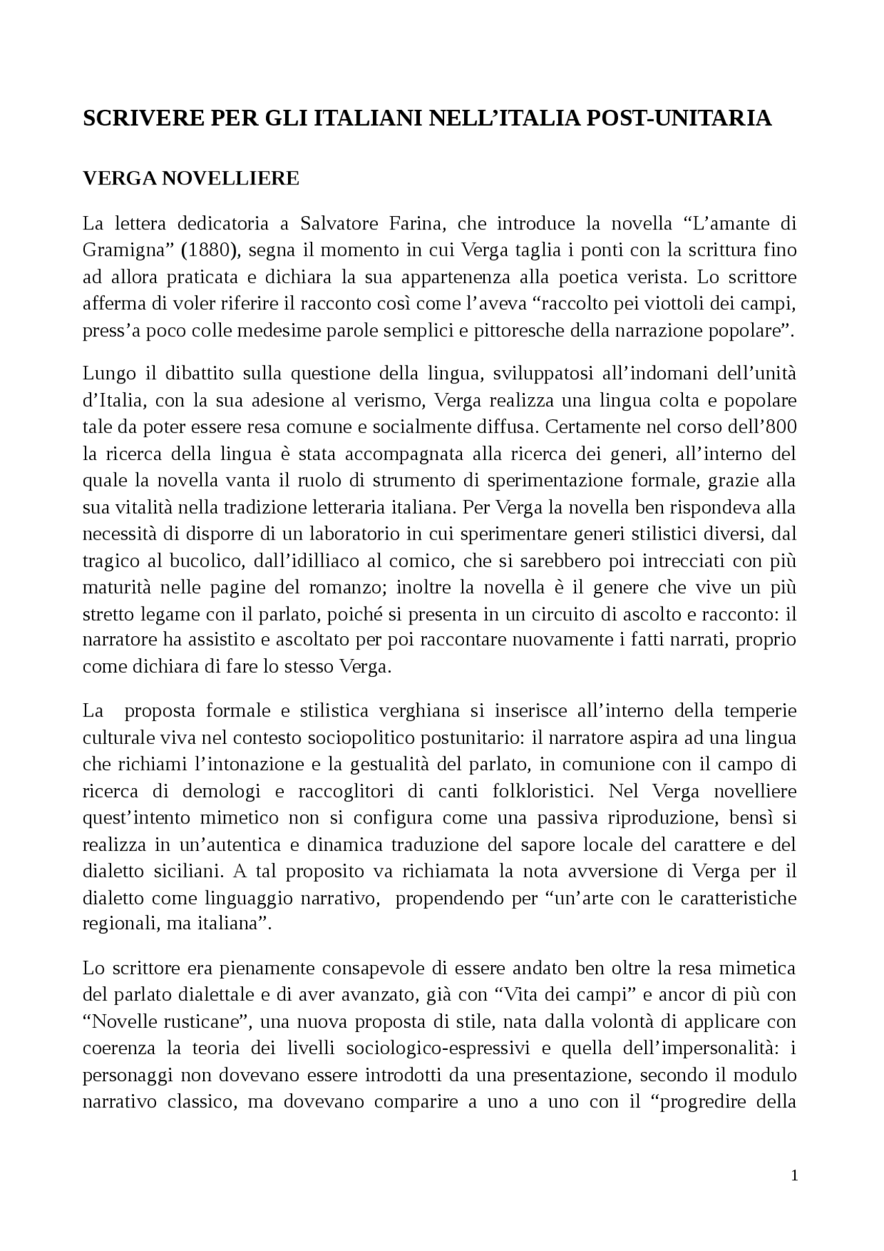 Analisi Di Linguistica Generale Docsity