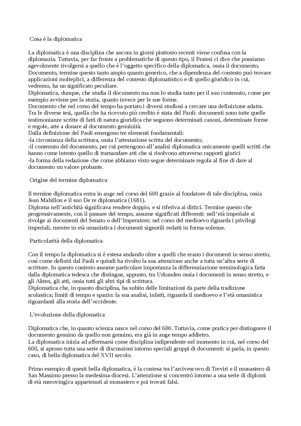 Genesi Del Documento Medievale Alessandro Pratesi Docsity