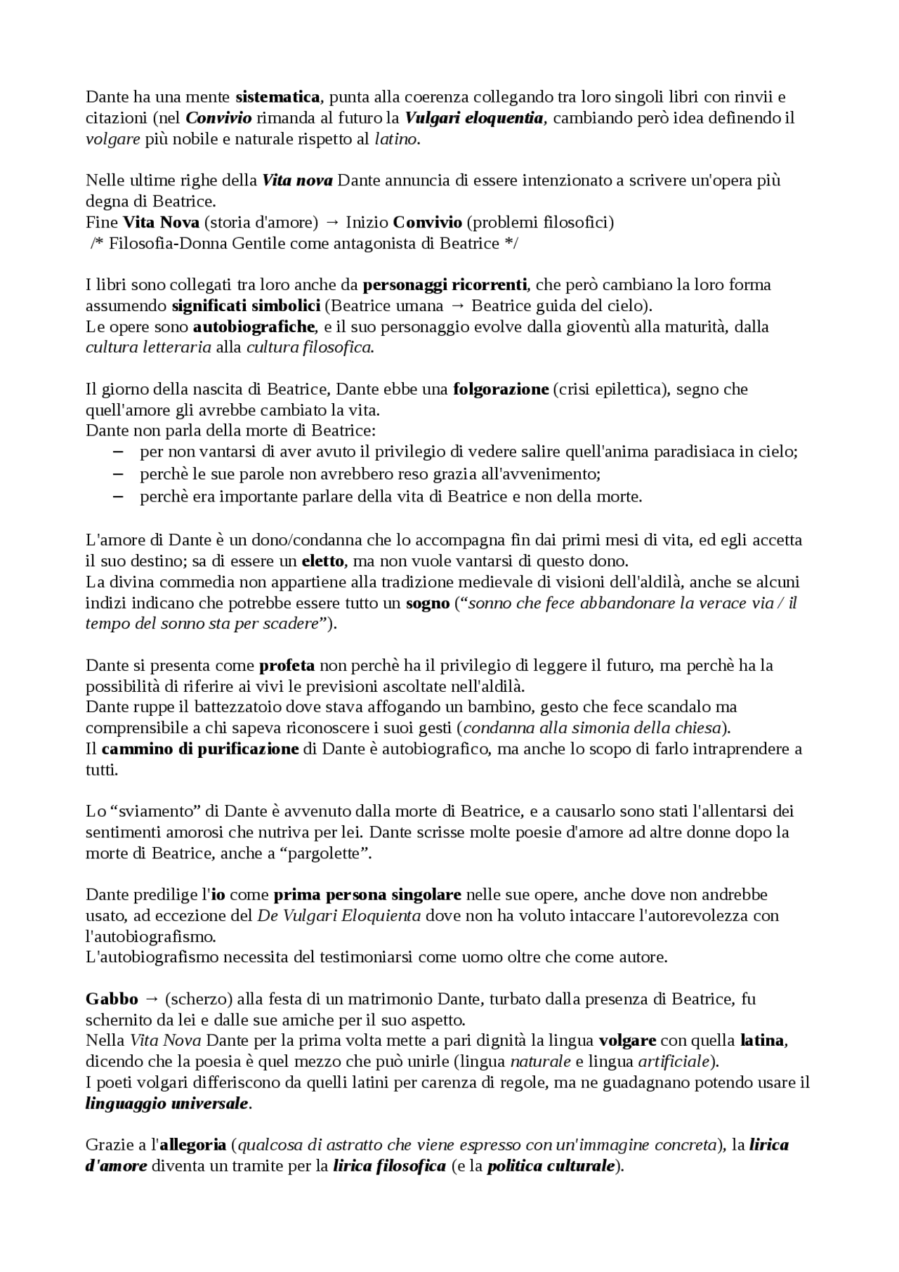 Io E Il Mondo Marco Santagata Riassunto Docsity