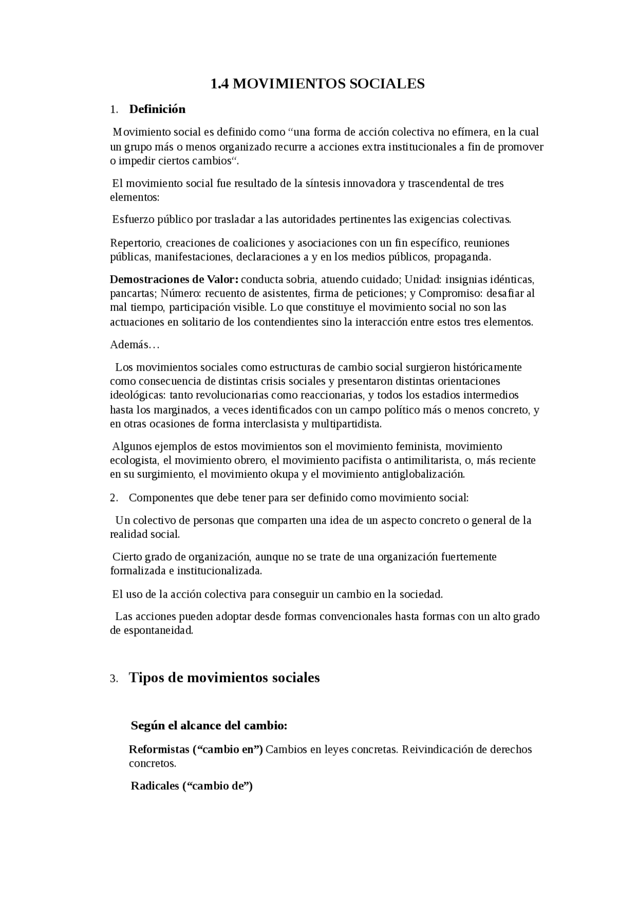 Tema 1.4 Trabajo Social Comunitario - Docsity