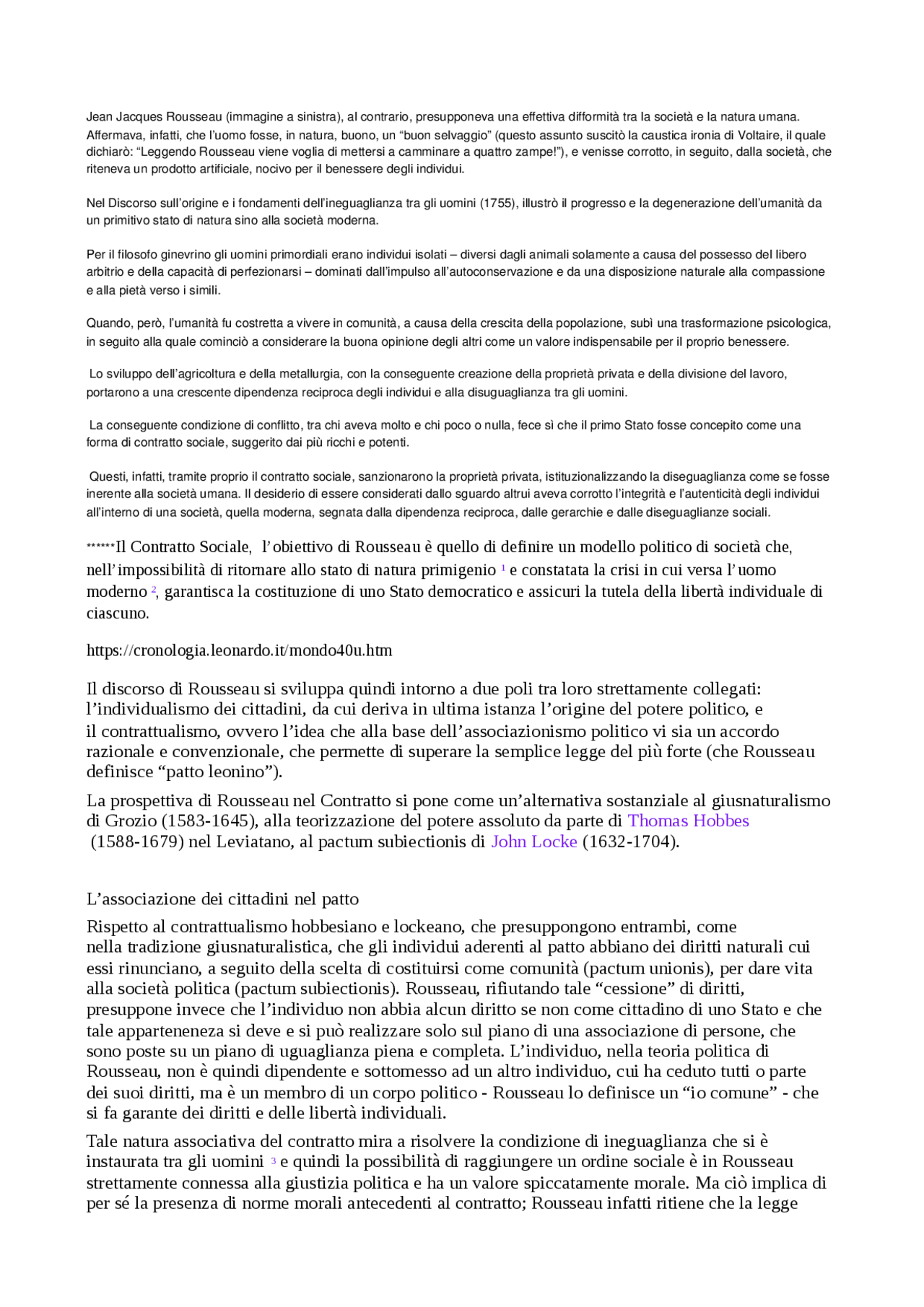 Jean Jacques Rousseau Apuntes De Filosofía Política Docsity