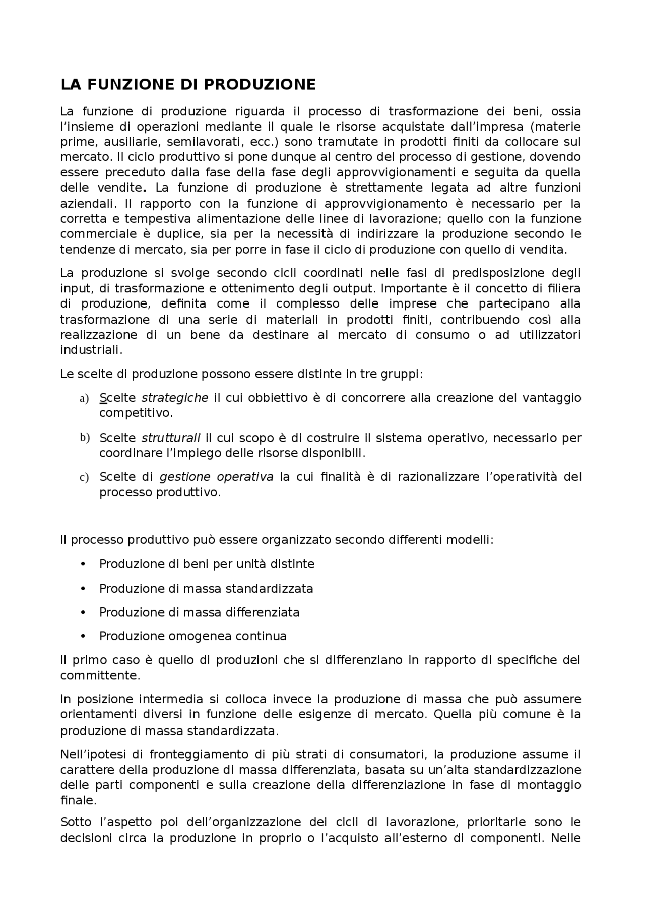 Economia E Gestione Delle Imprese Riassunto Cap 14 Docsity