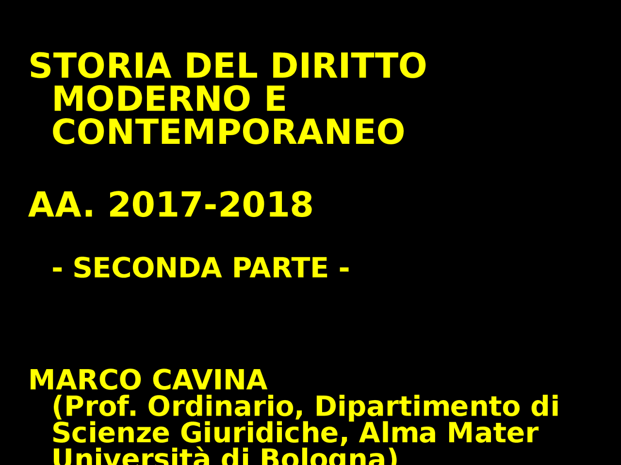 Slides Storia Del Diritto Moderno E Contemporaneo Docsity