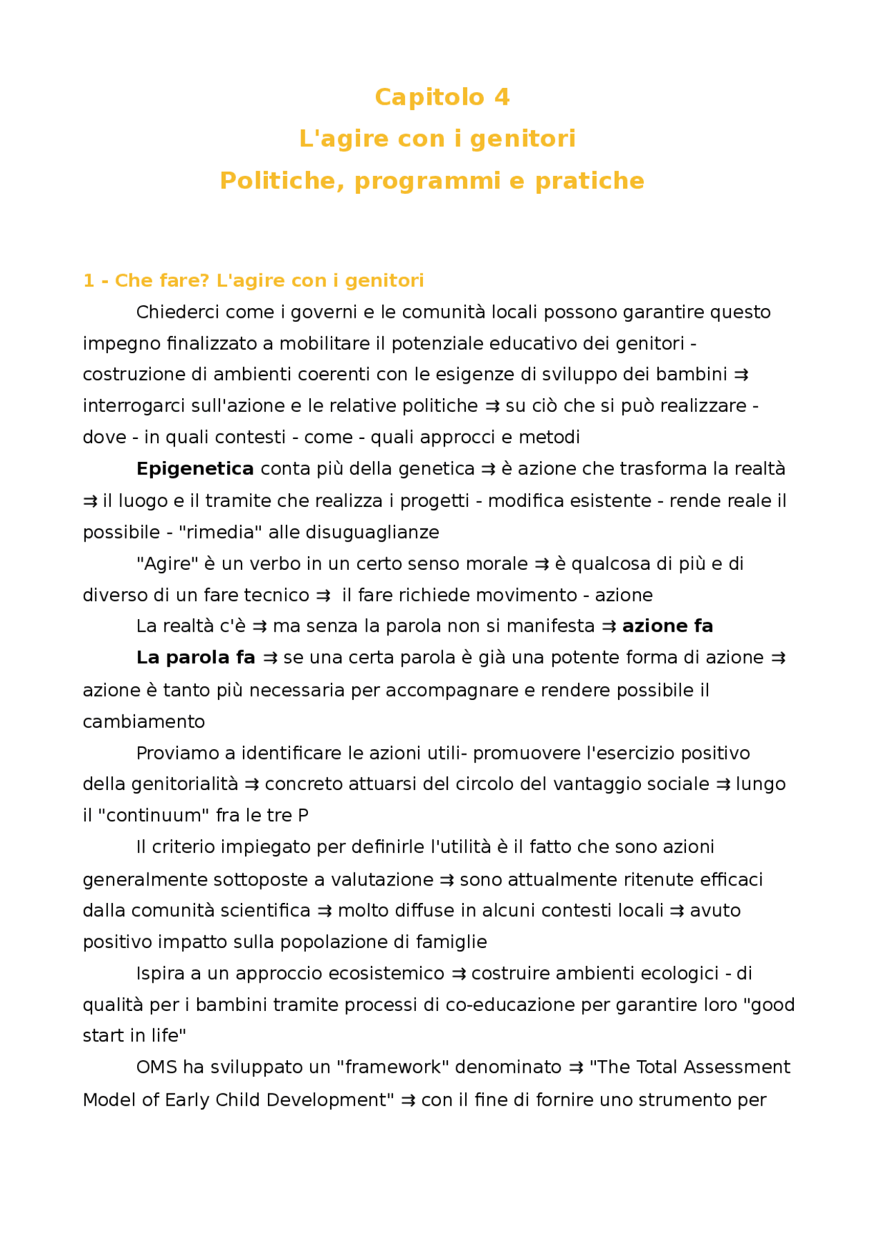 Educazione E Famiglie Docsity