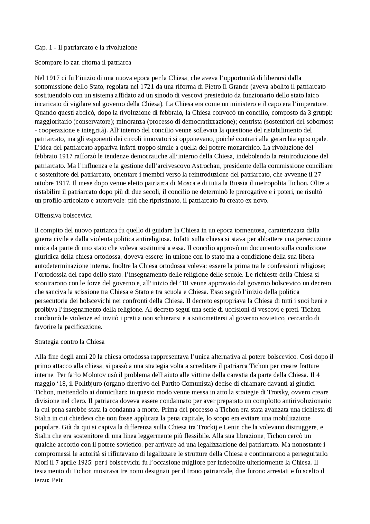Storia E Globalizzazione Docsity