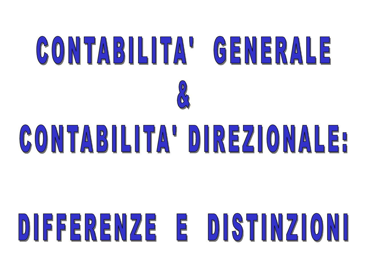 Programmazione E Controllo Appunti Di Programmazione E Controllo