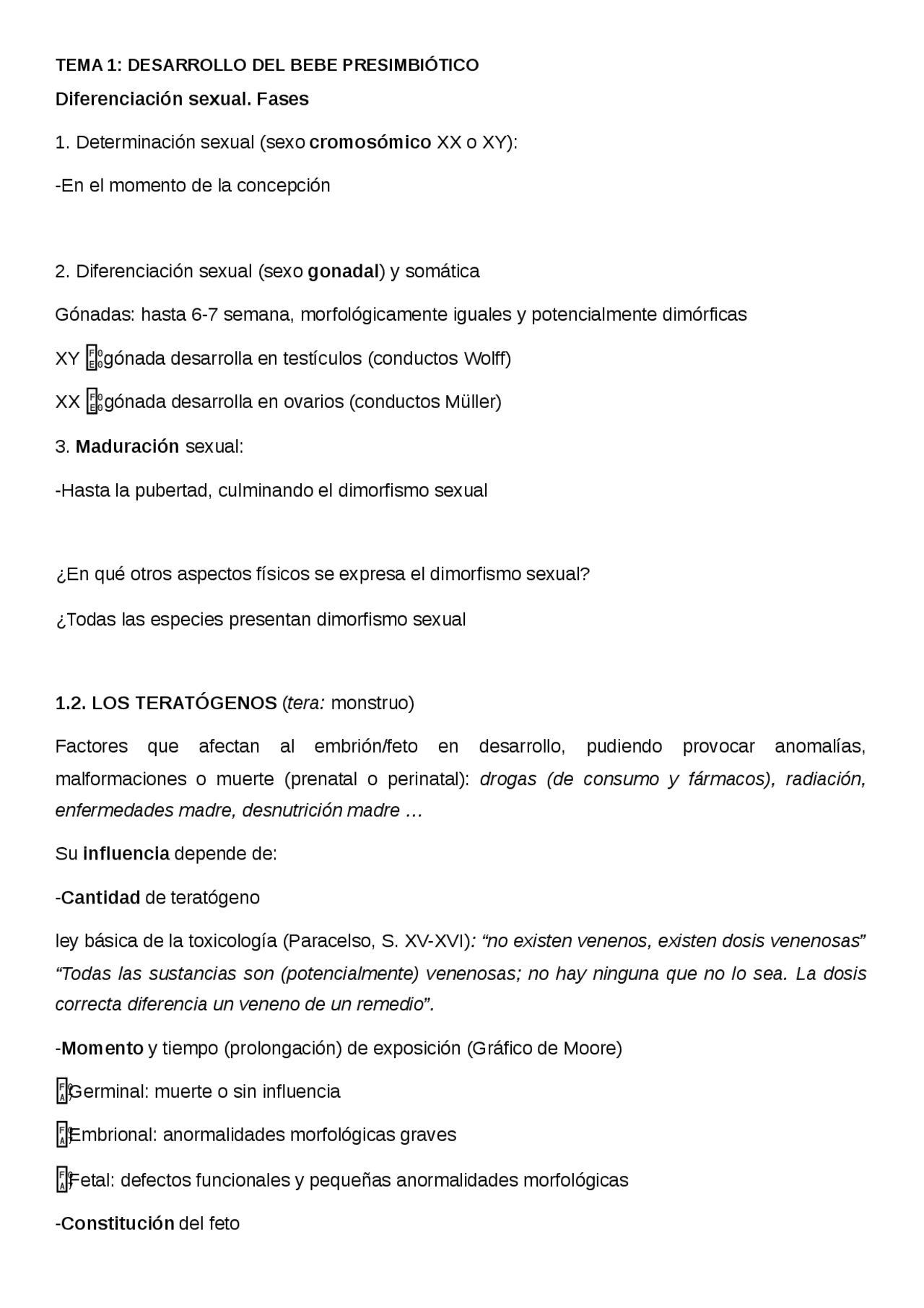 Tema Dos De Desarrollo Cognitivo Docsity