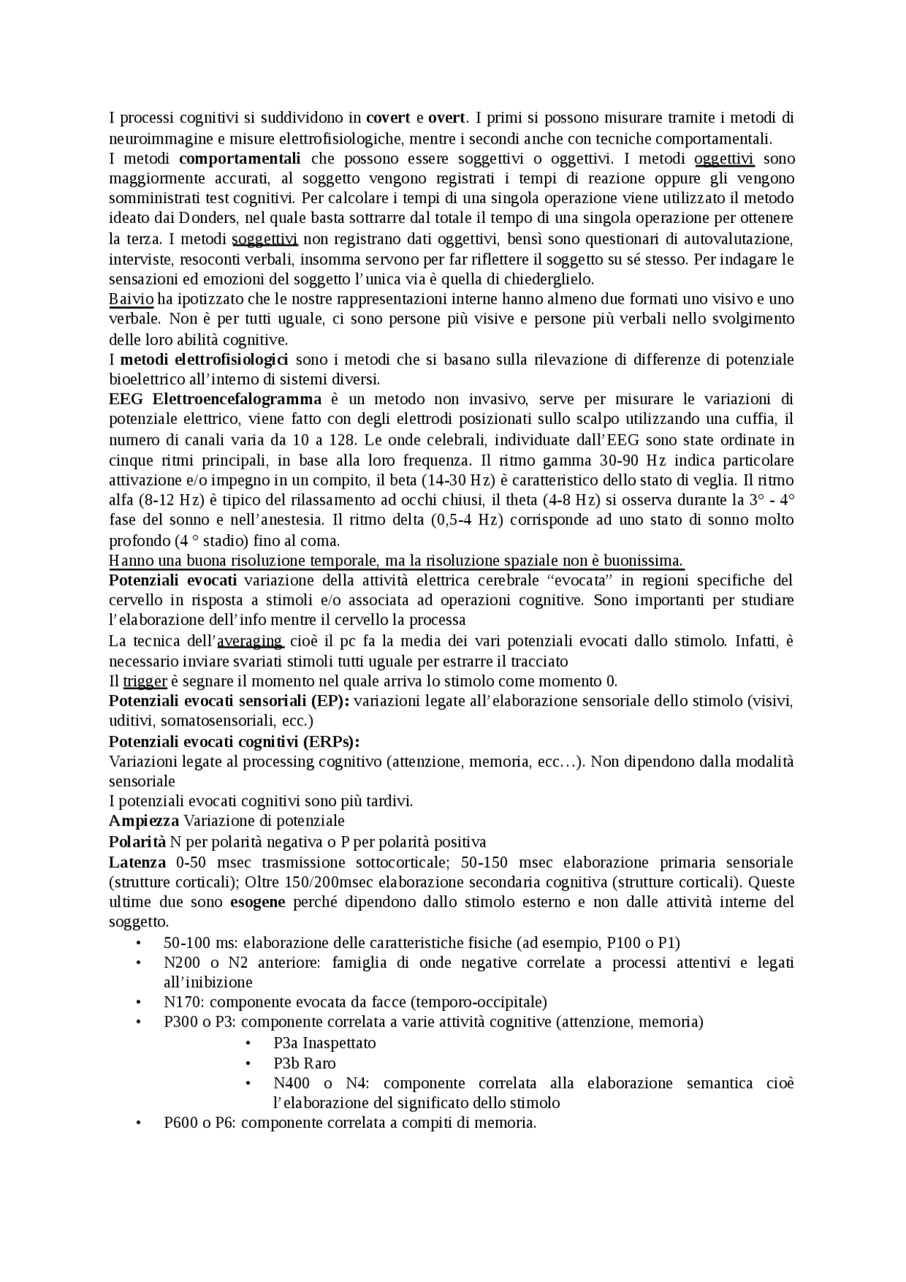 Riassunto Slide E Sbobinature Righi Docsity