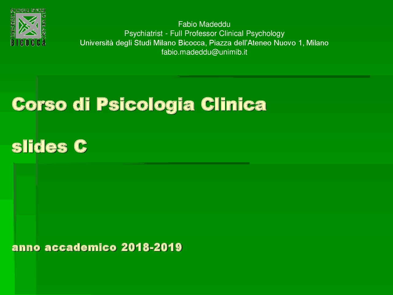 Meccanismi Di Difesa Slide Prof Madeddu Docsity