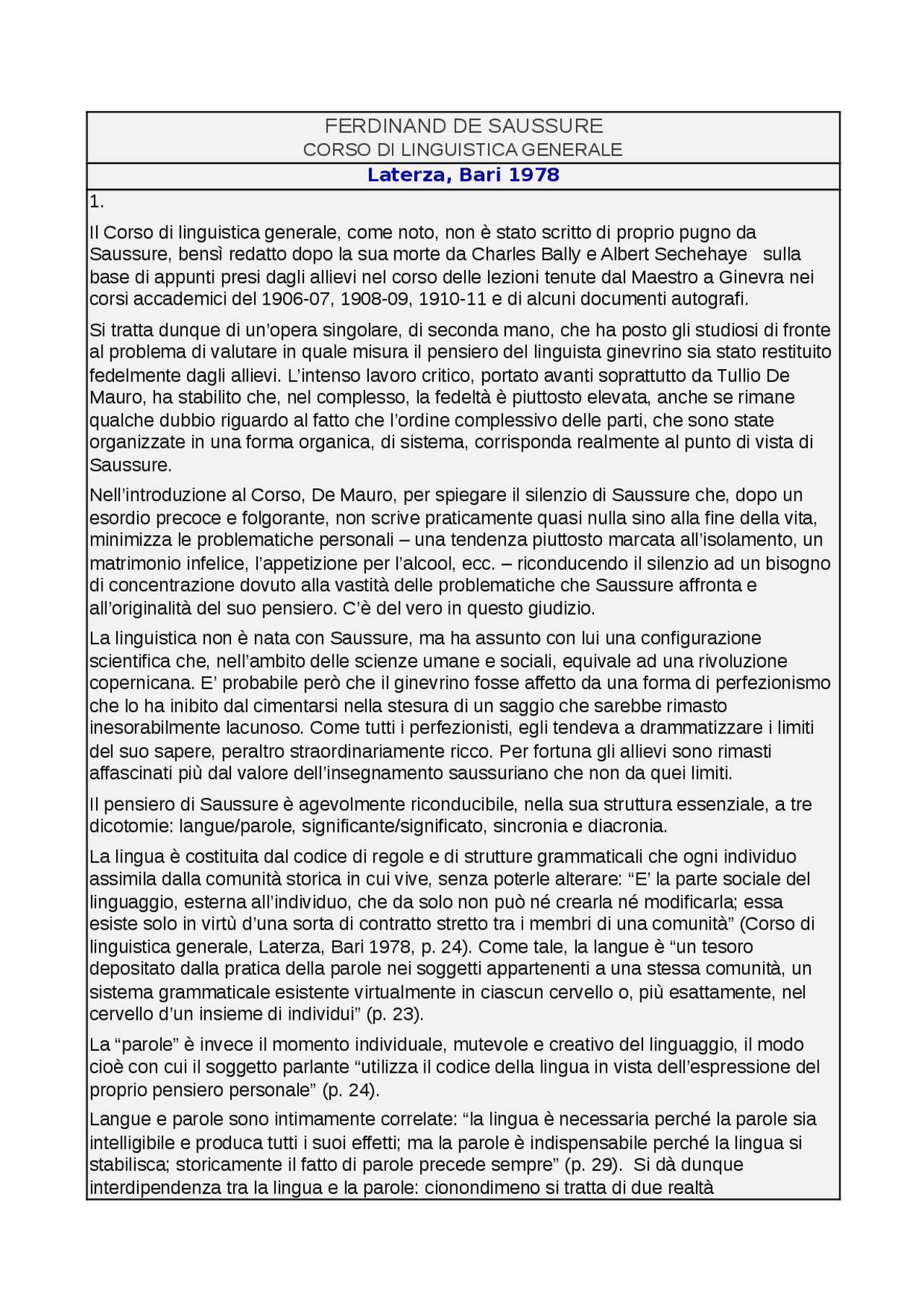 Appunti Di Semiotica Docsity