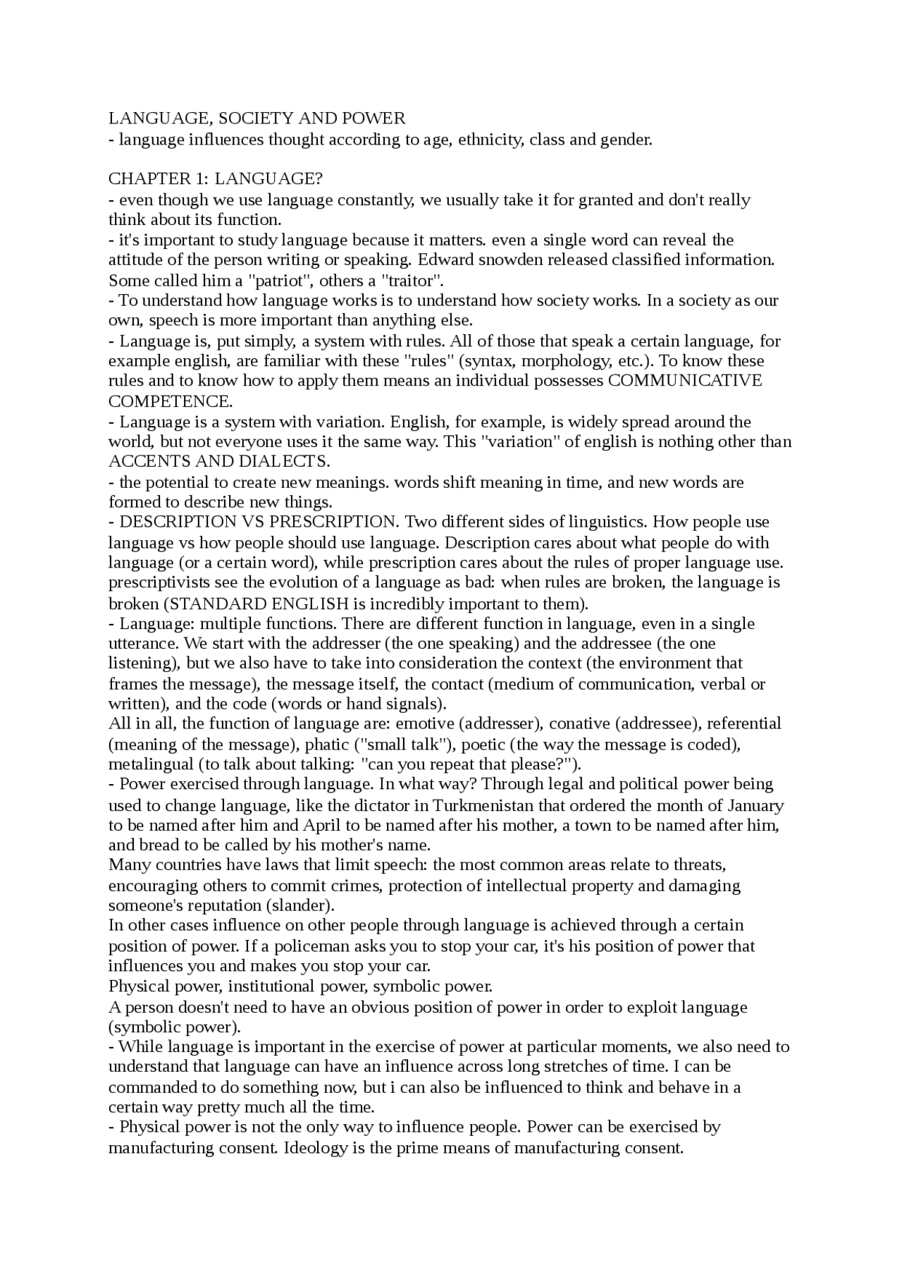 A Mooney Et Al Language Society And Power Docsity