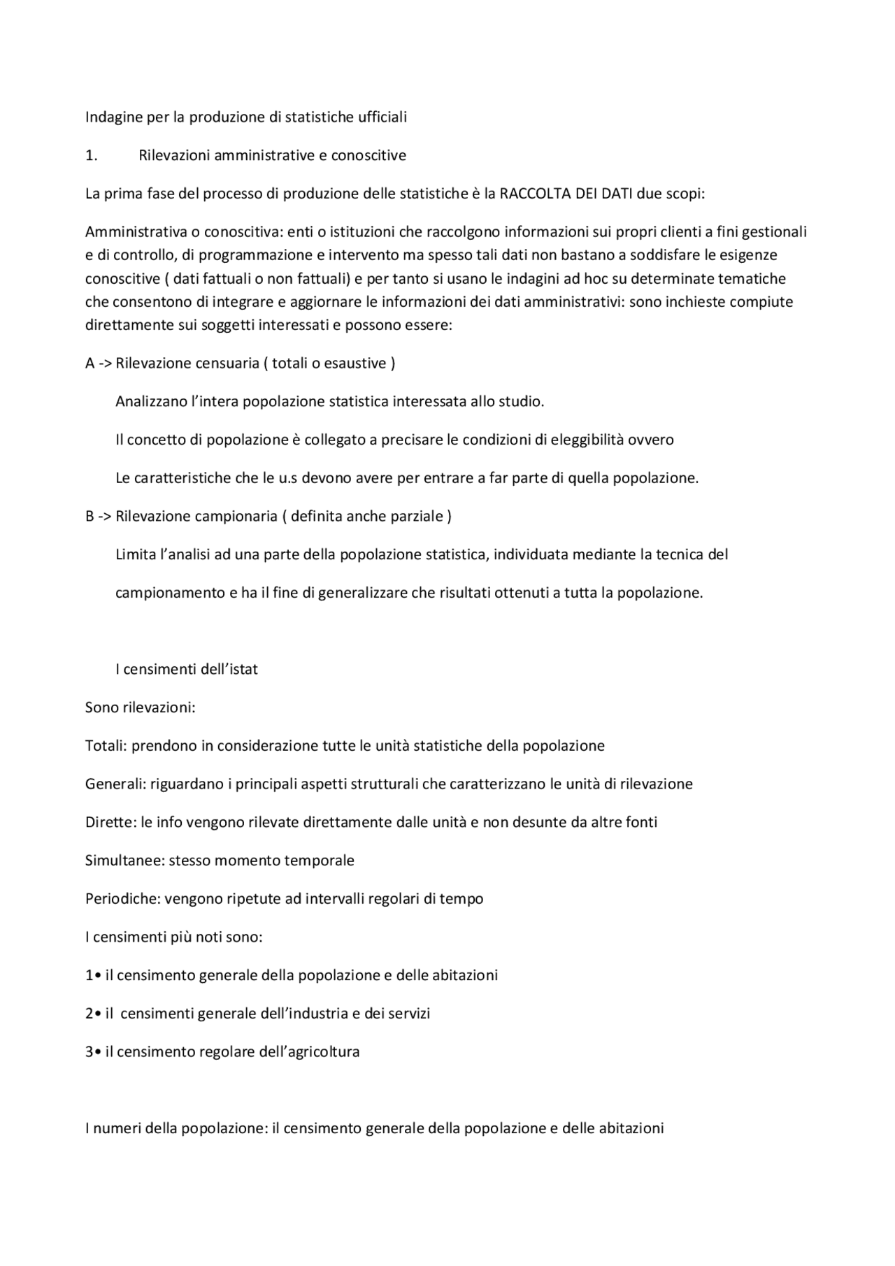 Analisi Dei Dati Statistica Sintesi Del Corso Di Statistica