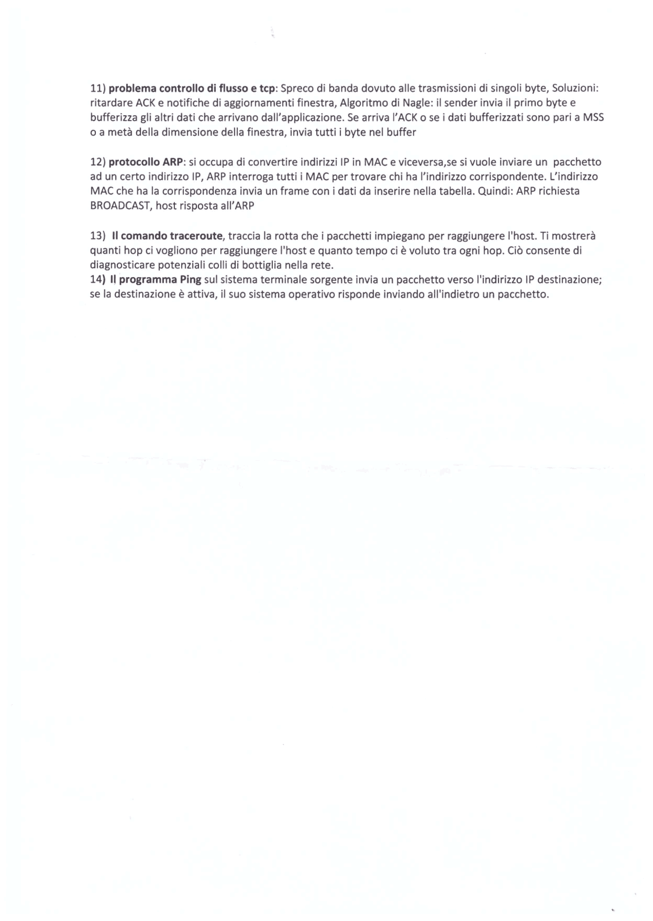 Reti Di Calcolatori Riassunto Docsity