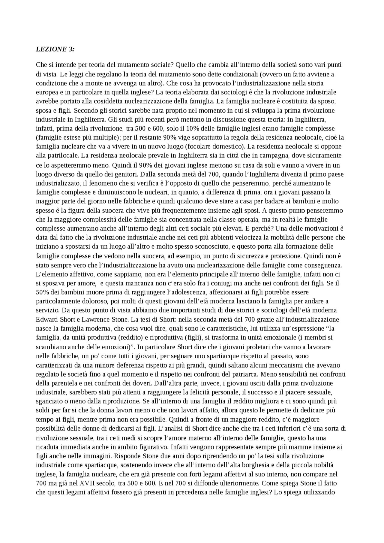 Appunti Storia Moderna Docsity