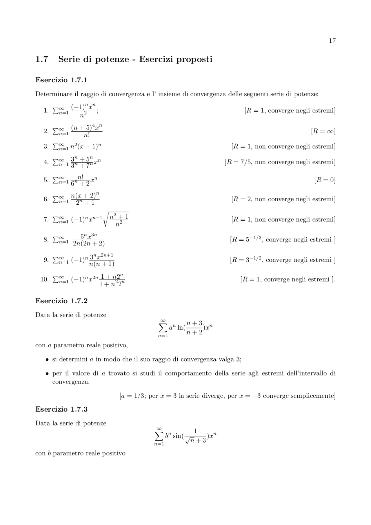 Analisi Matematica 2 Docsity
