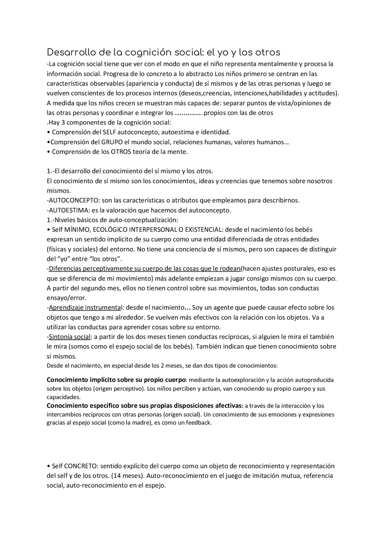 Tema 3 Dopico Desarrollo Social Y De La Personalidad Docsity