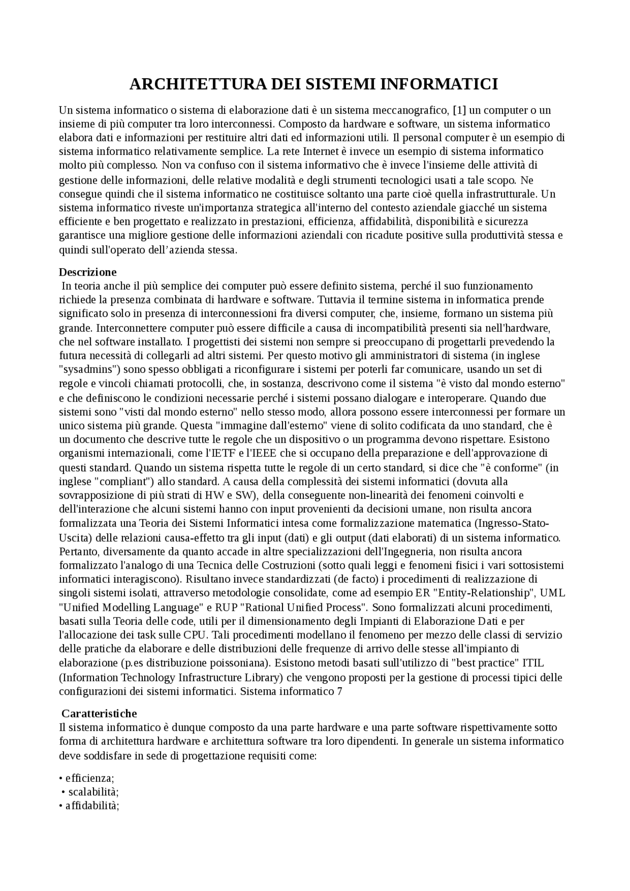 Elementi Di Informatica Docsity