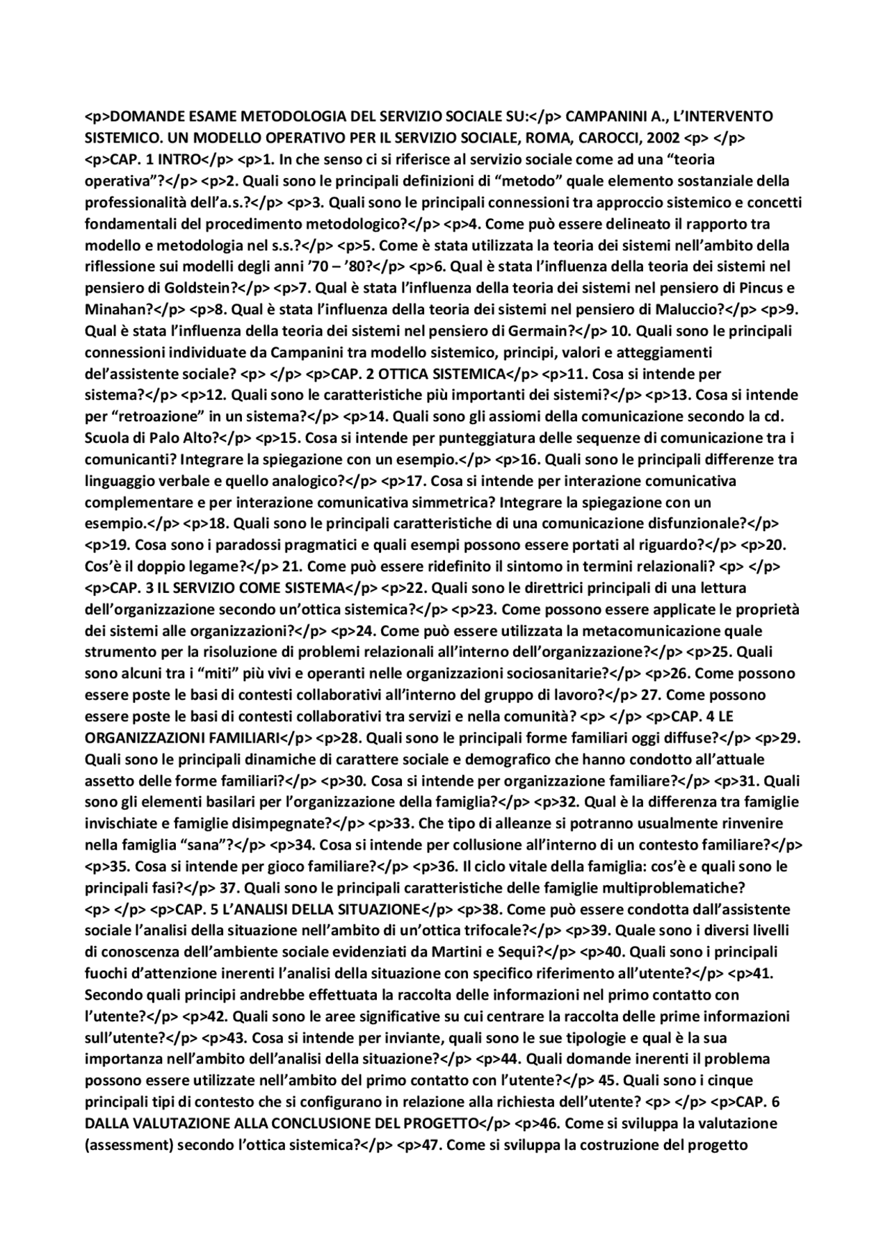 Domande Esame Metodi E Tecniche 2 Bicocca Prove Desame Di Metodi E