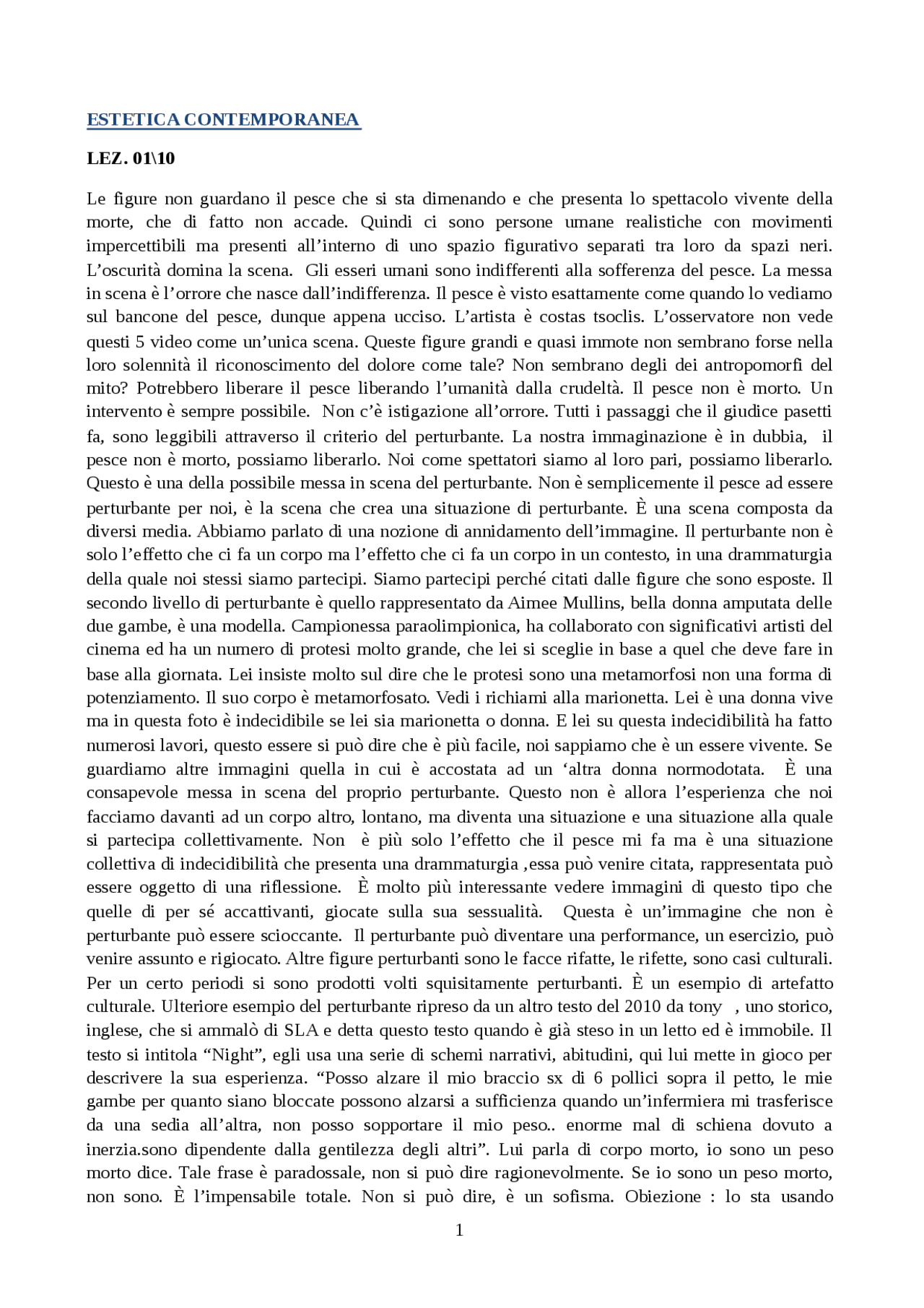 Estetica E Modernità Docsity