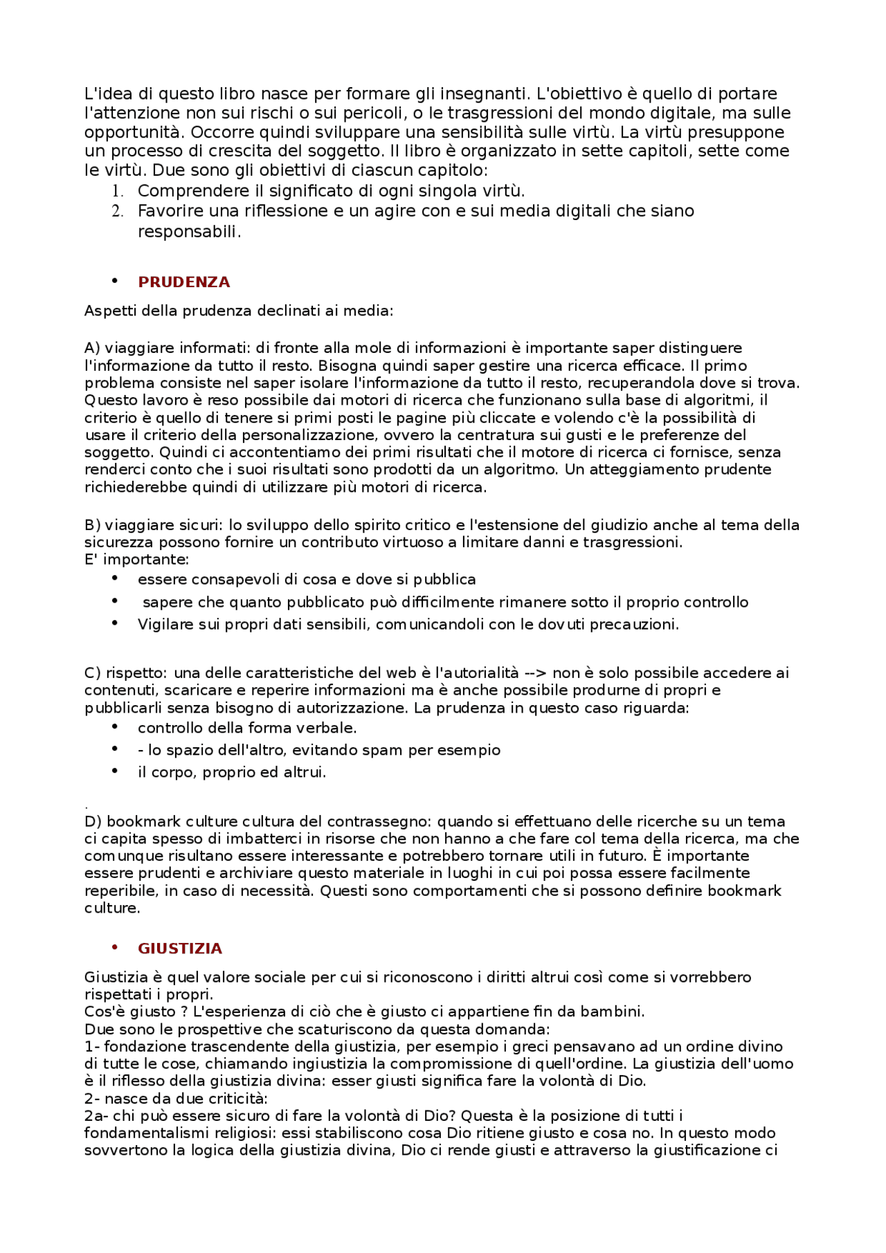 Le Virtù Del Digitale Rivoltella Docsity