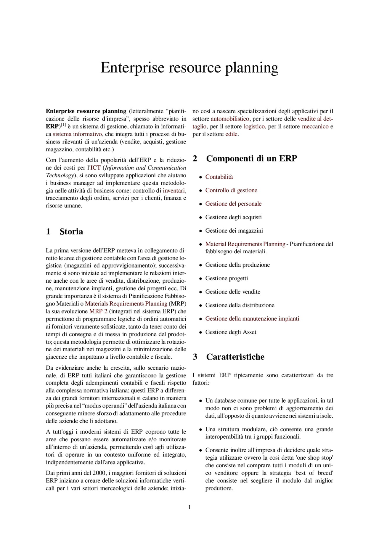Sistemi Erp Informatica Docsity
