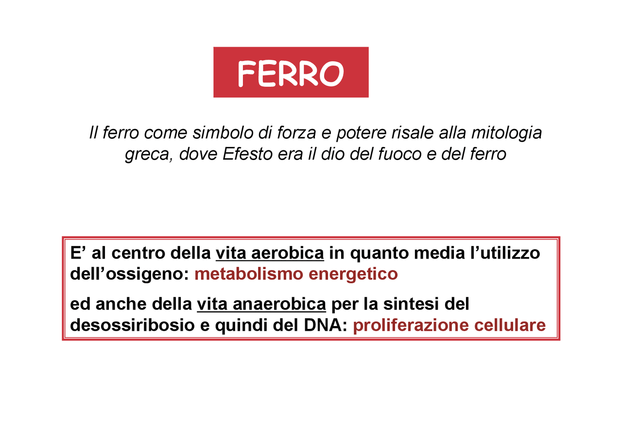 Il ferro e la composizione - Docsity