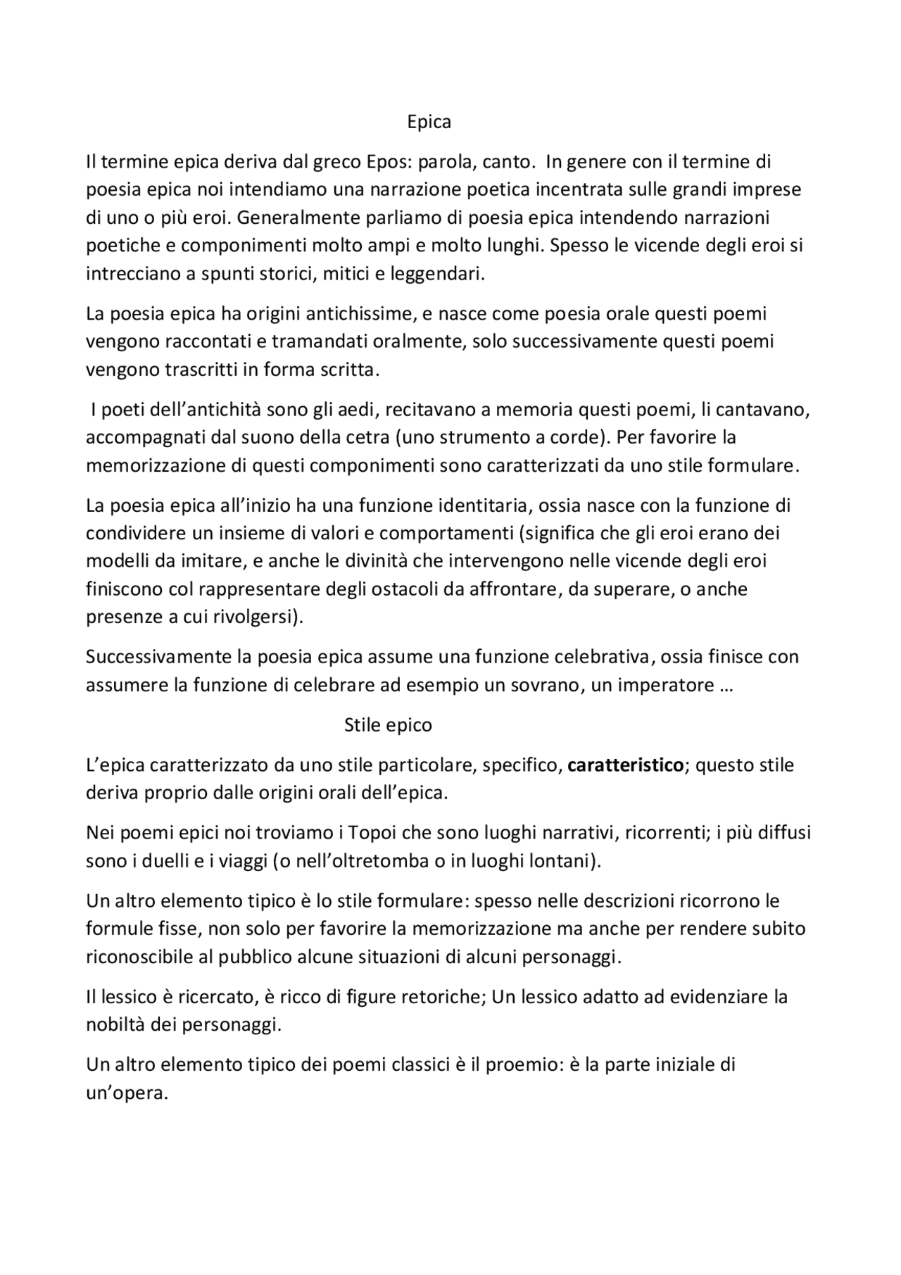 Appunti Completi Sulliliade Docsity