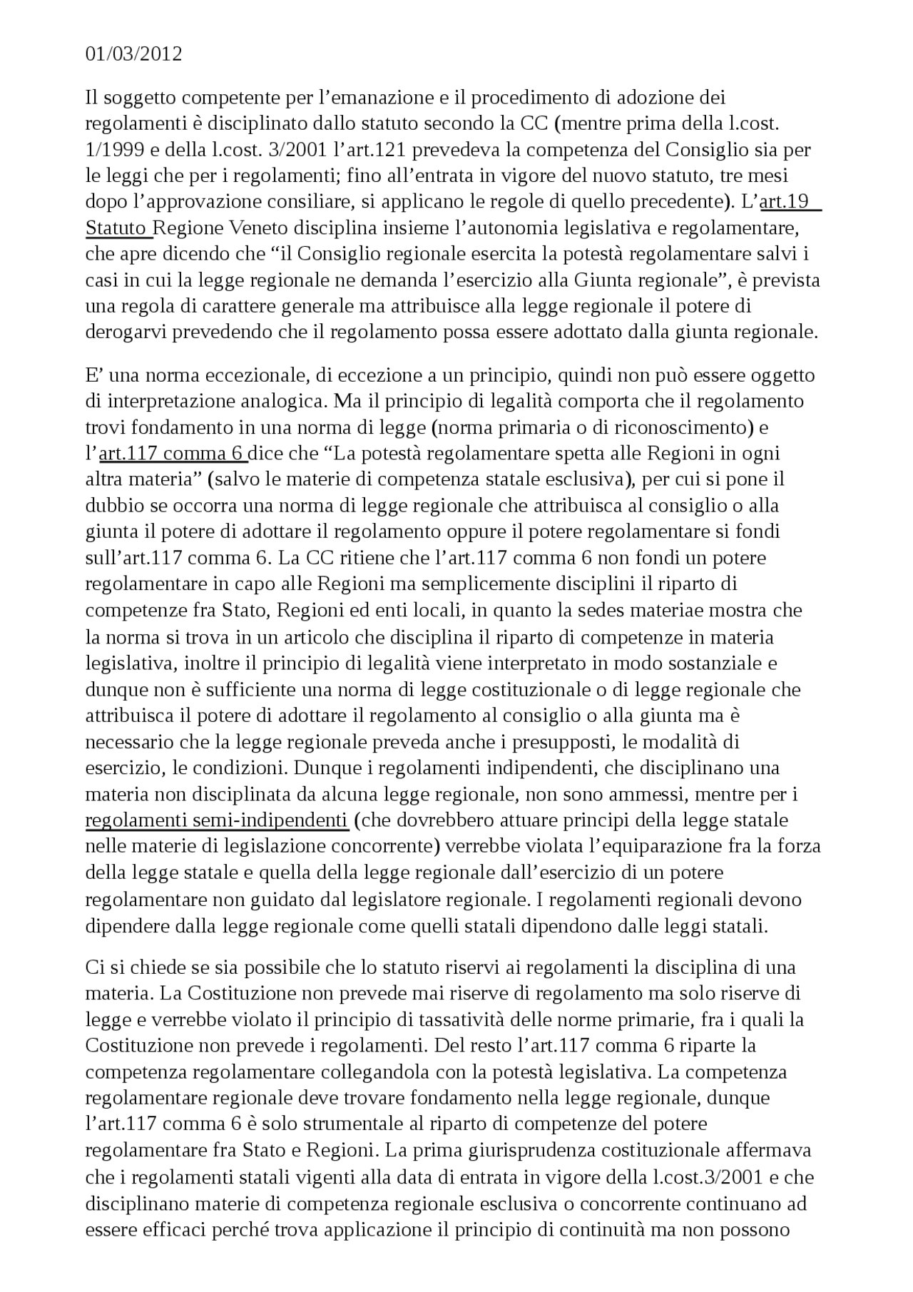Diritto Degli Enti Locali Docsity