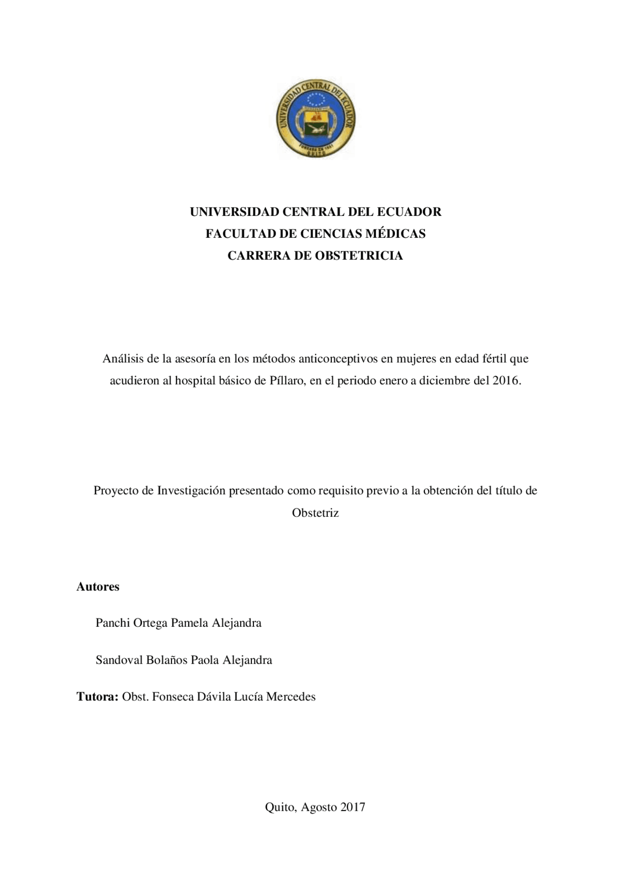 Planificación Familiar Docsity