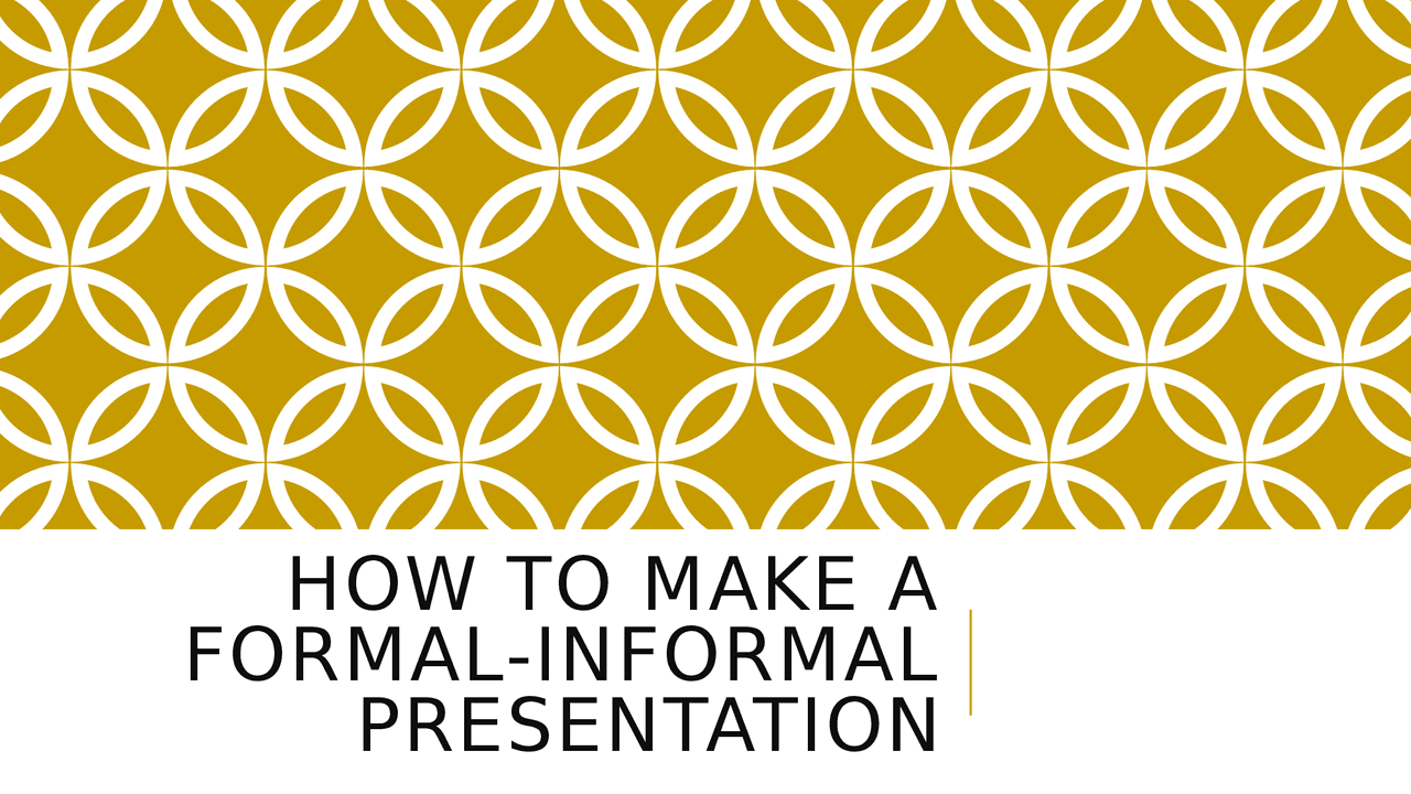 How to make a formal presentation | Slides Business Administration ...