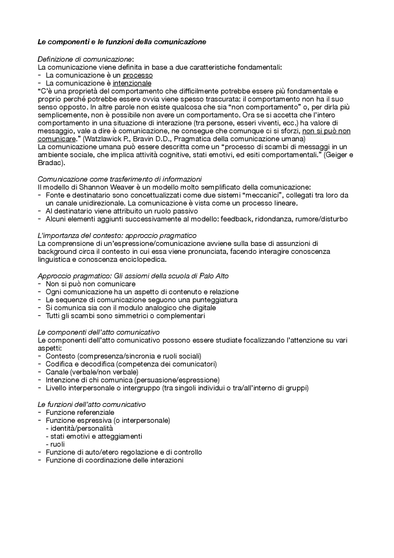 Comunicazione E Persuasione Docsity