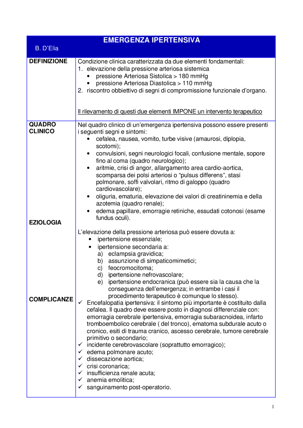Appunti Infermieristica Area Critica Appunti Di Infermieristica Docsity