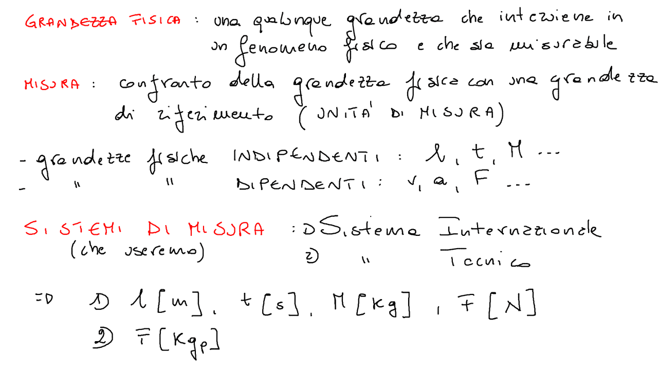 Grandezze Scalari E Vettoriali Docsity