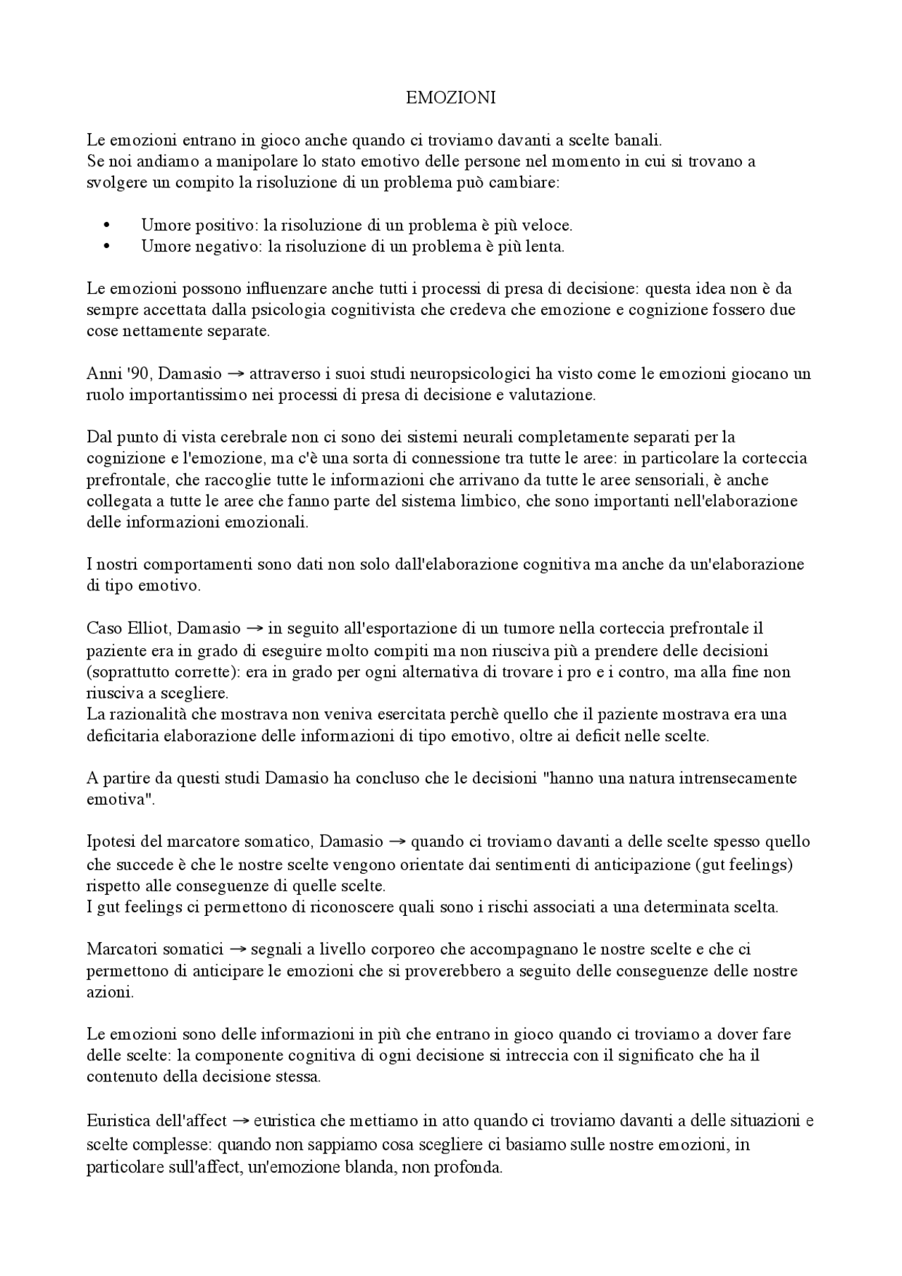 Cap12 Libro I Processi Cognitivi Docsity