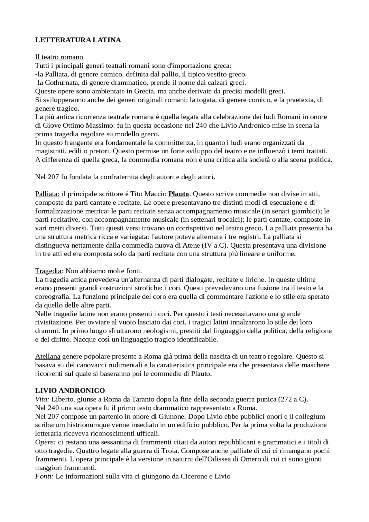 Letteratura Latina Di Gian Biagio Conte Docsity